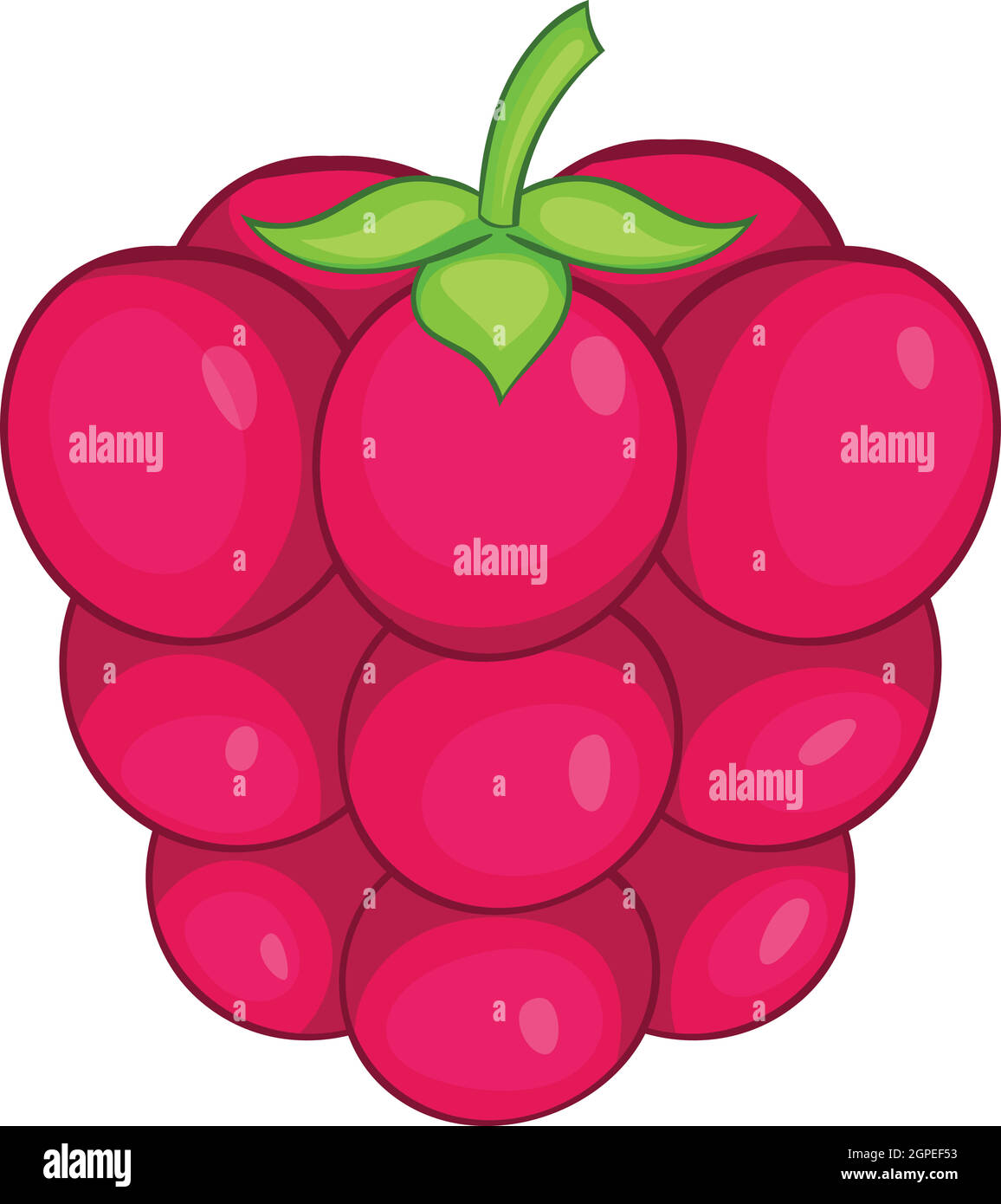 Raspberry icon, cartoon style Stock Vector Image & Art - Alamy
