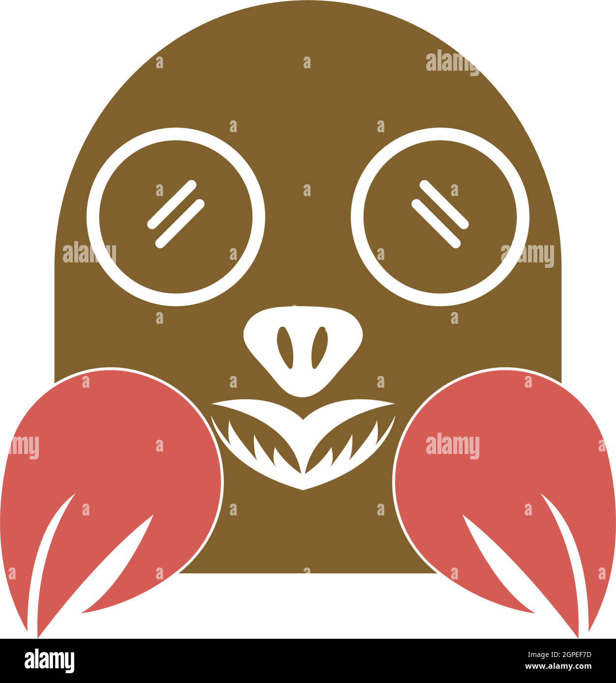 Mole animal logo icon design illustration vector Stock Vector Image ...