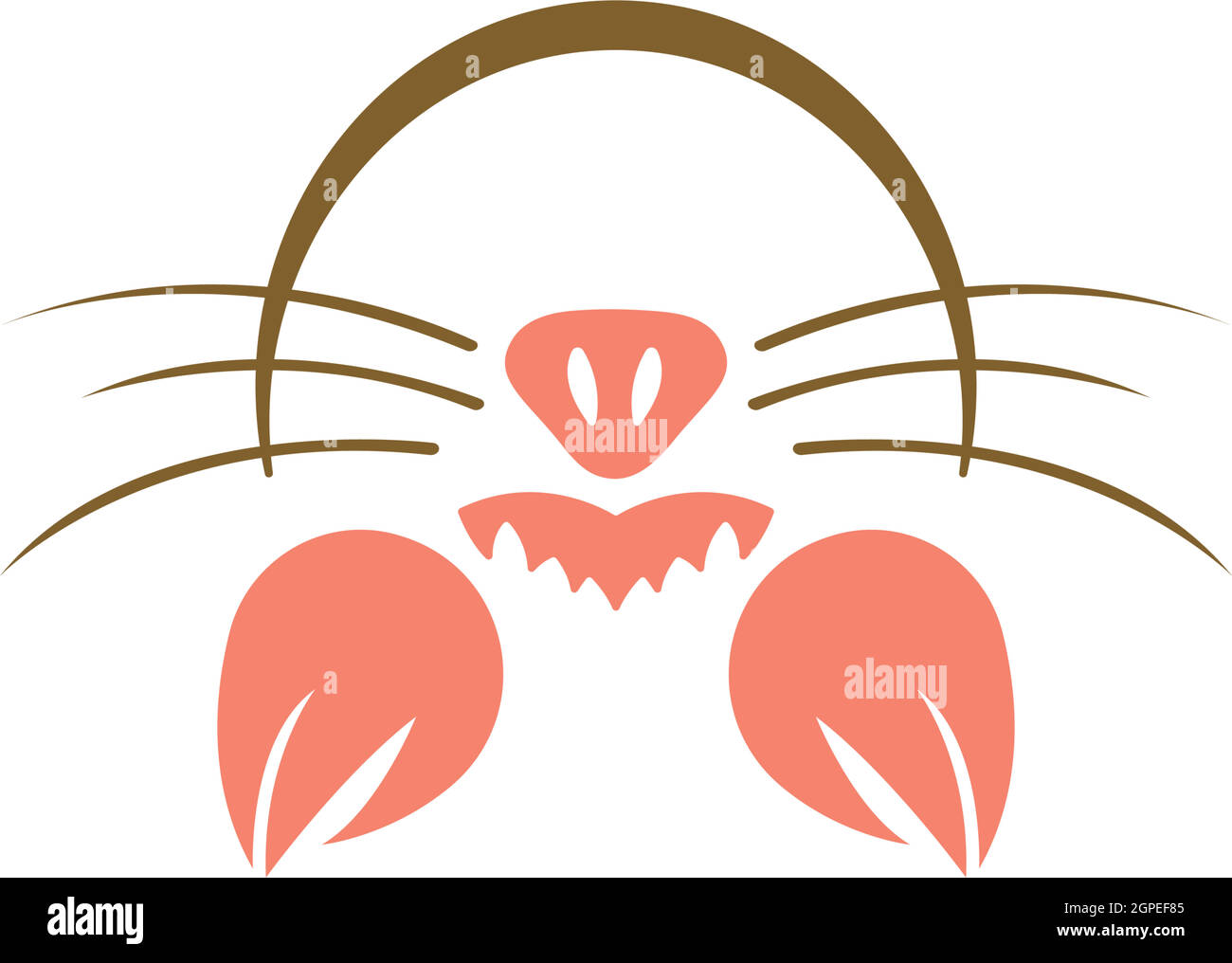Mole animal logo icon design illustration vector Stock Vector Image ...