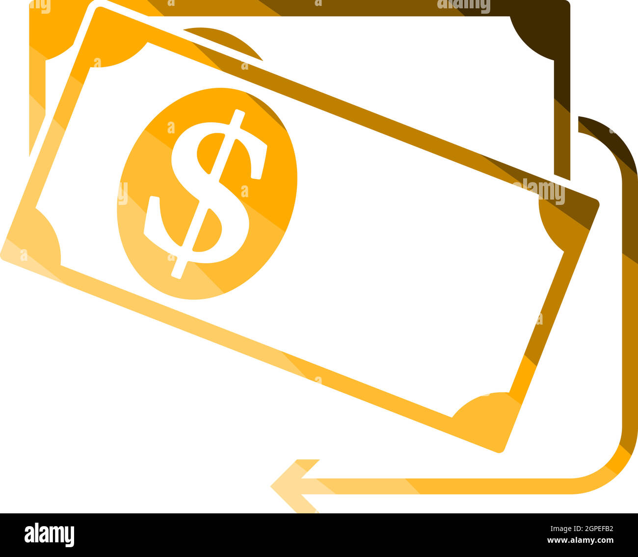 Dollar bill back Stock Vector Images - Alamy