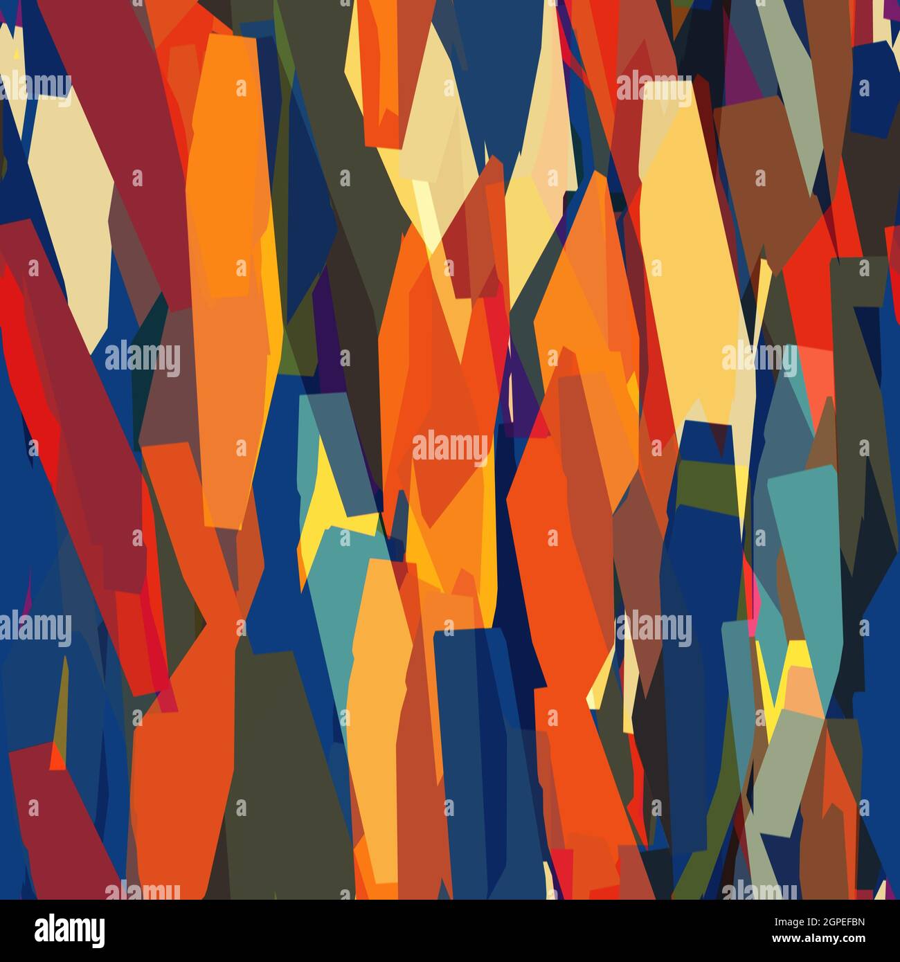 Seamless funky expressive and energetic paper cut out collage surface ...