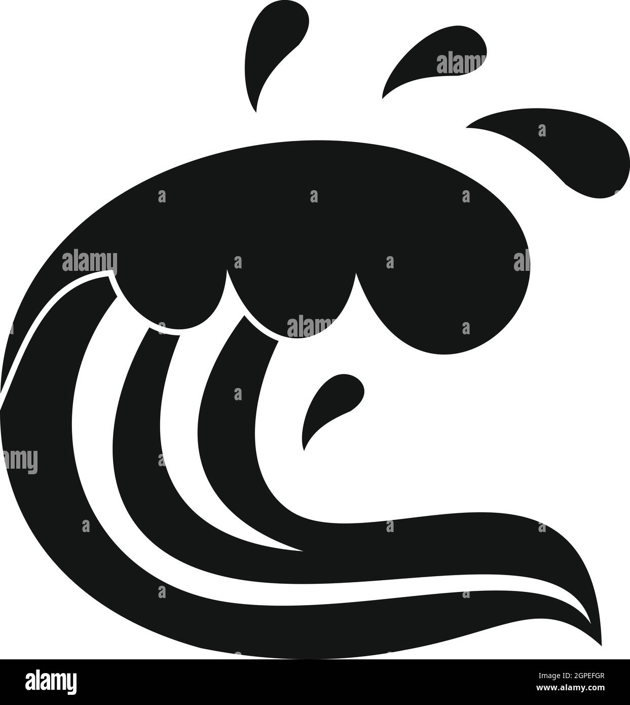 Splash of water Stock Vector Images - Alamy