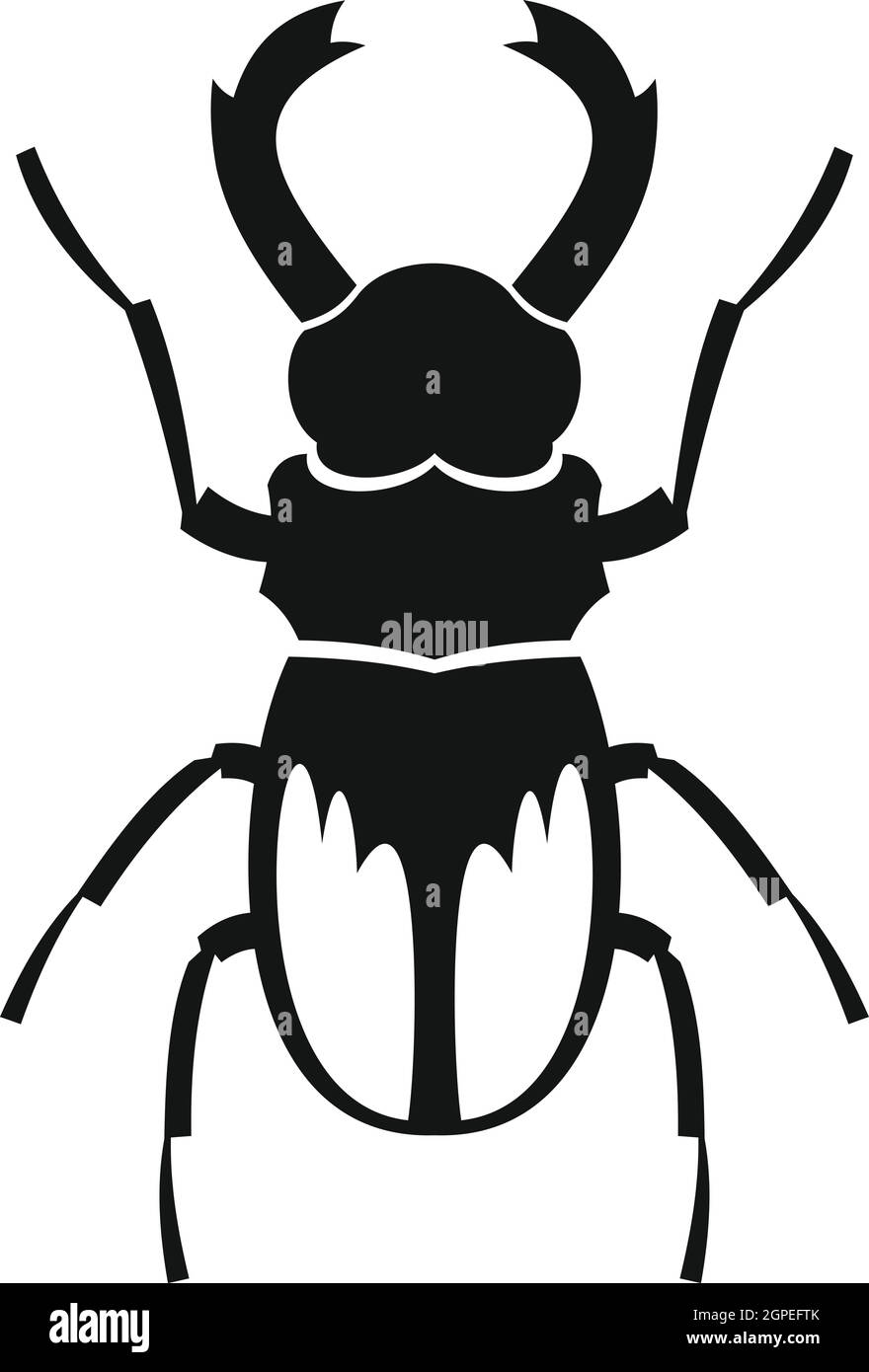 Rhinoceros icon black white Cut Out Stock Images & Pictures - Alamy