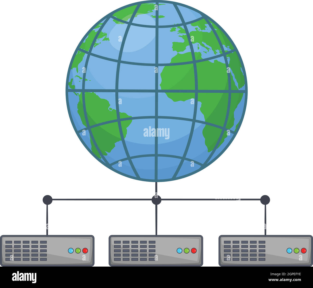 Personal network Stock Vector Images - Alamy