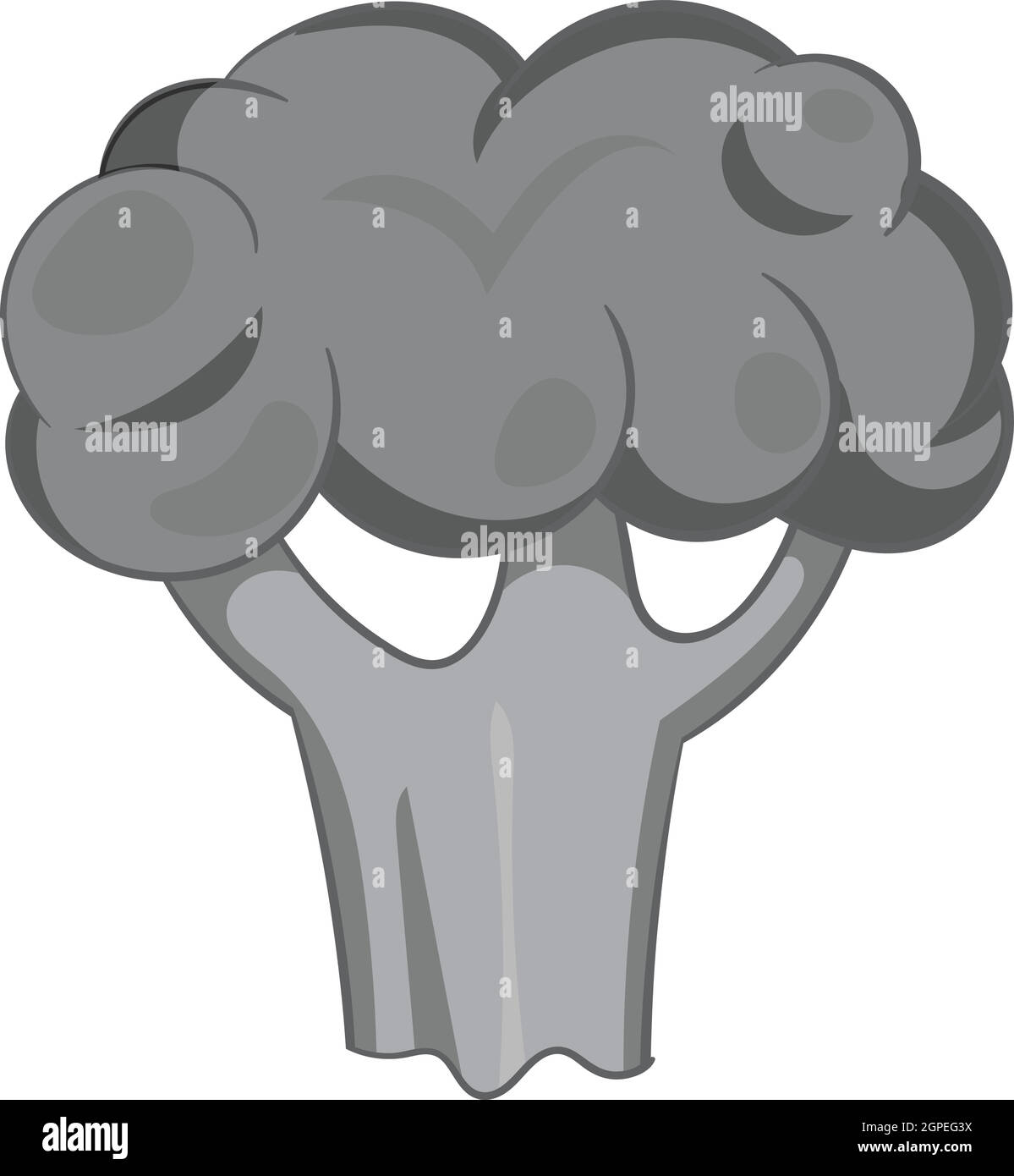 Broccoli cartoon Cut Out Stock Images & Pictures - Alamy