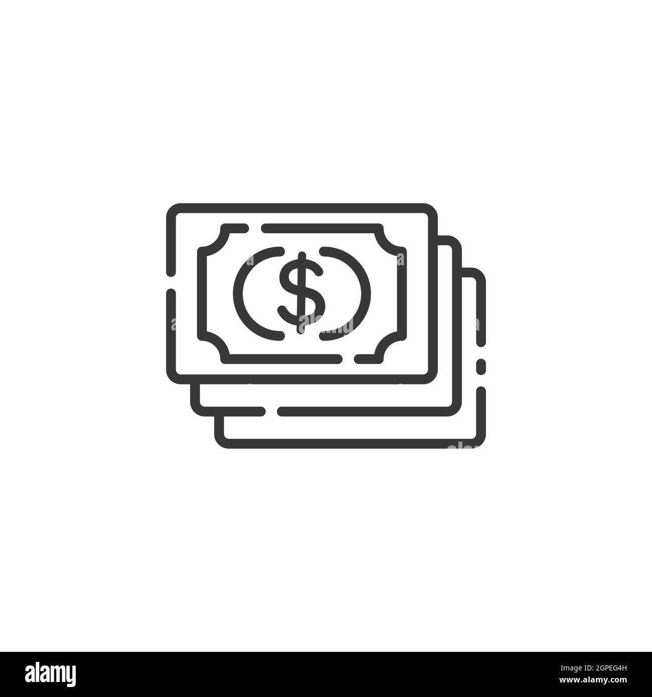 Cash illustration Stock Vector Images - Alamy