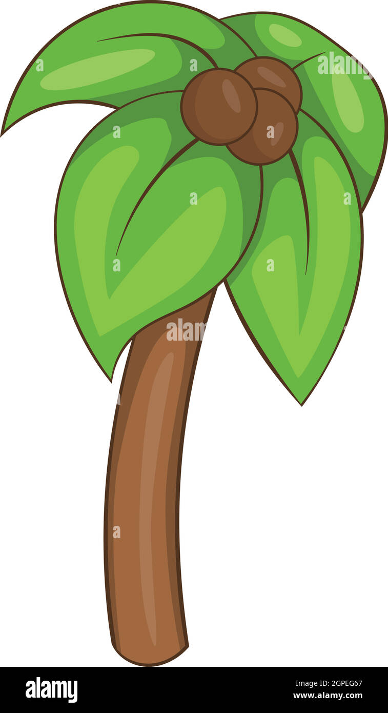 Palm icon, cartoon style Stock Vector Image & Art - Alamy