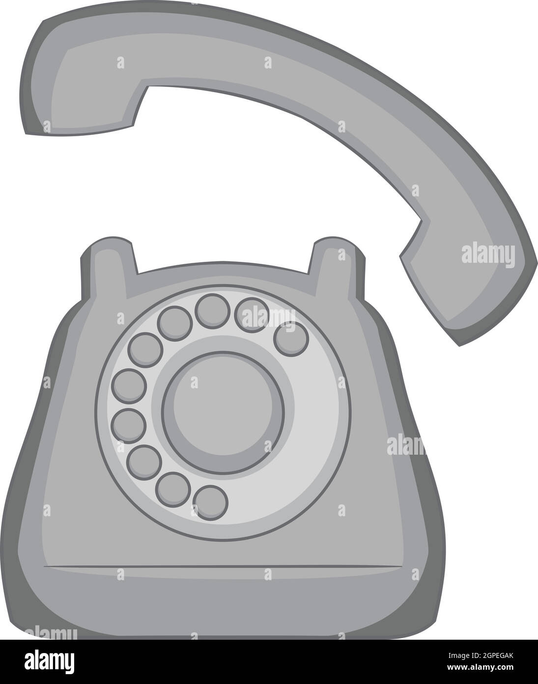 Phone monochrome Stock Vector Images - Alamy