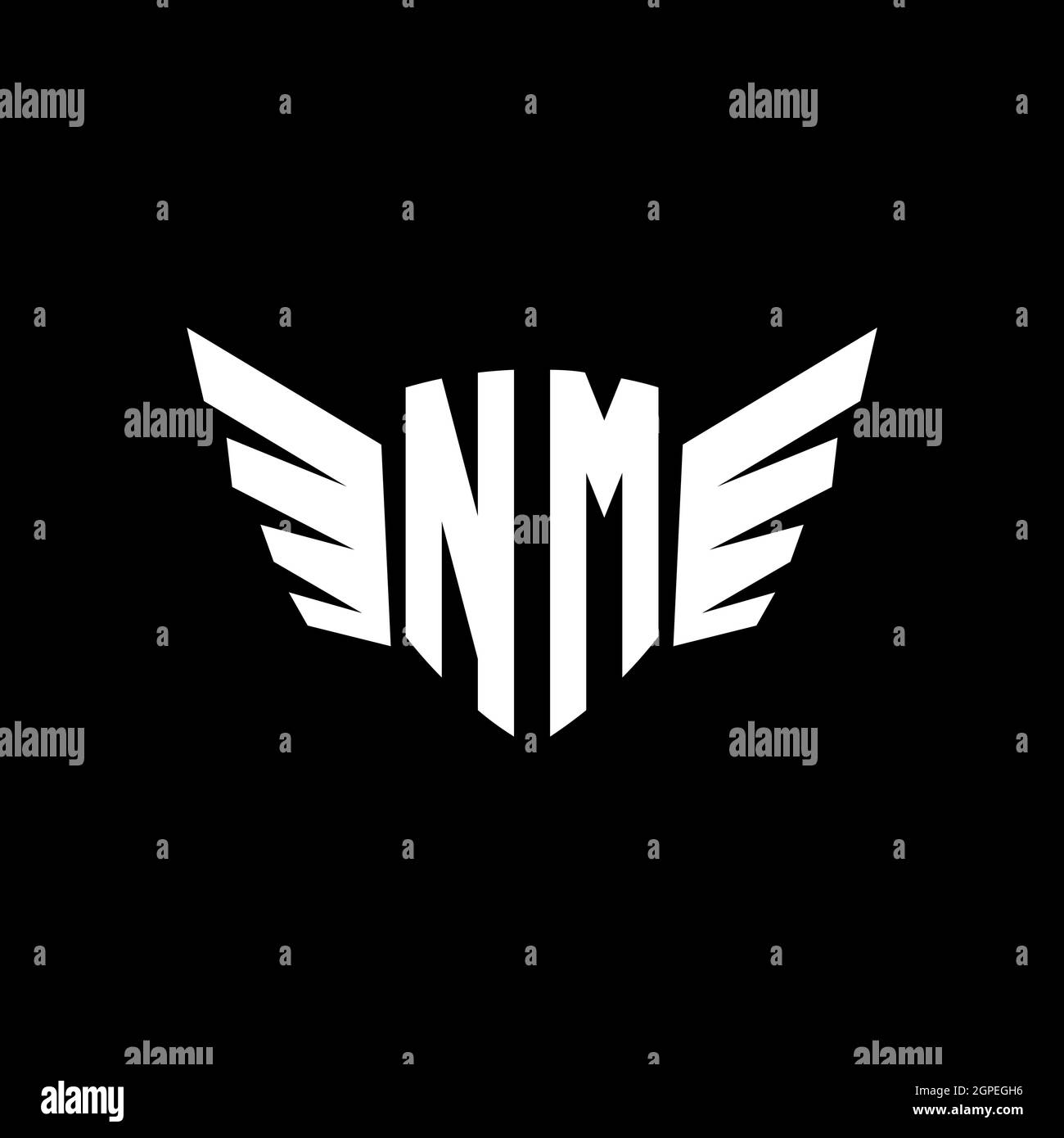 LL Monogram geometric shape style template. Monogram initial design ...