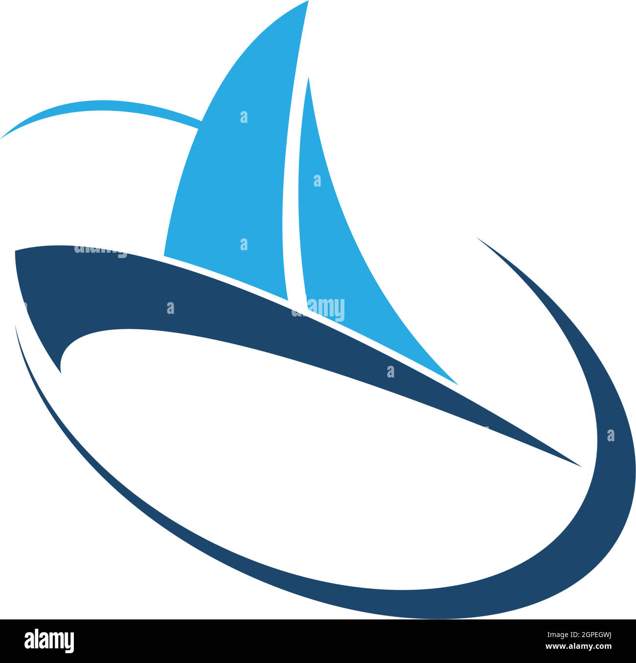 Cruise ship logo icon design template vector Stock Vector Image & Art ...
