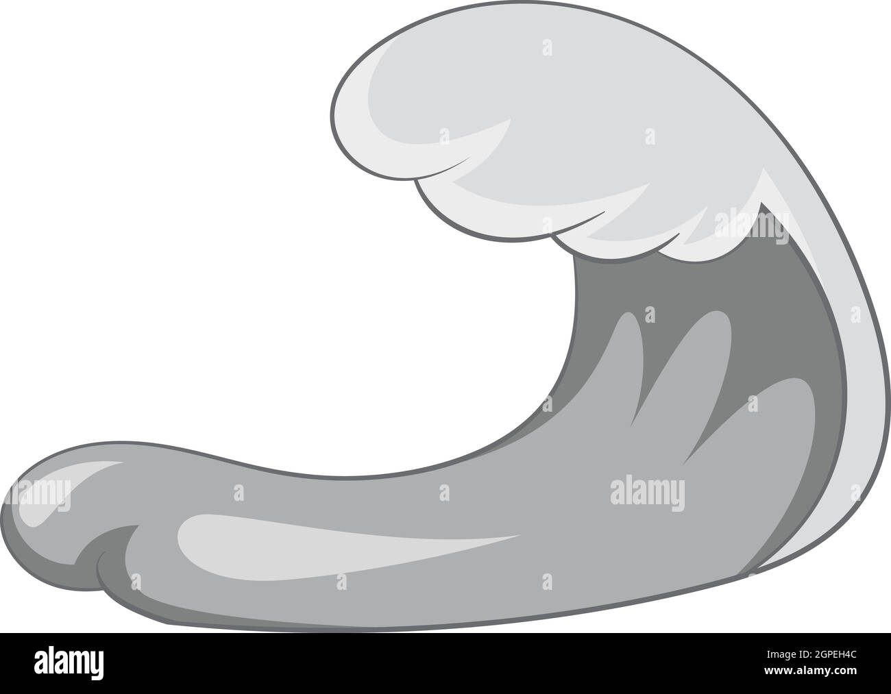 Wave icon, cartoon style Stock Vector Image & Art - Alamy