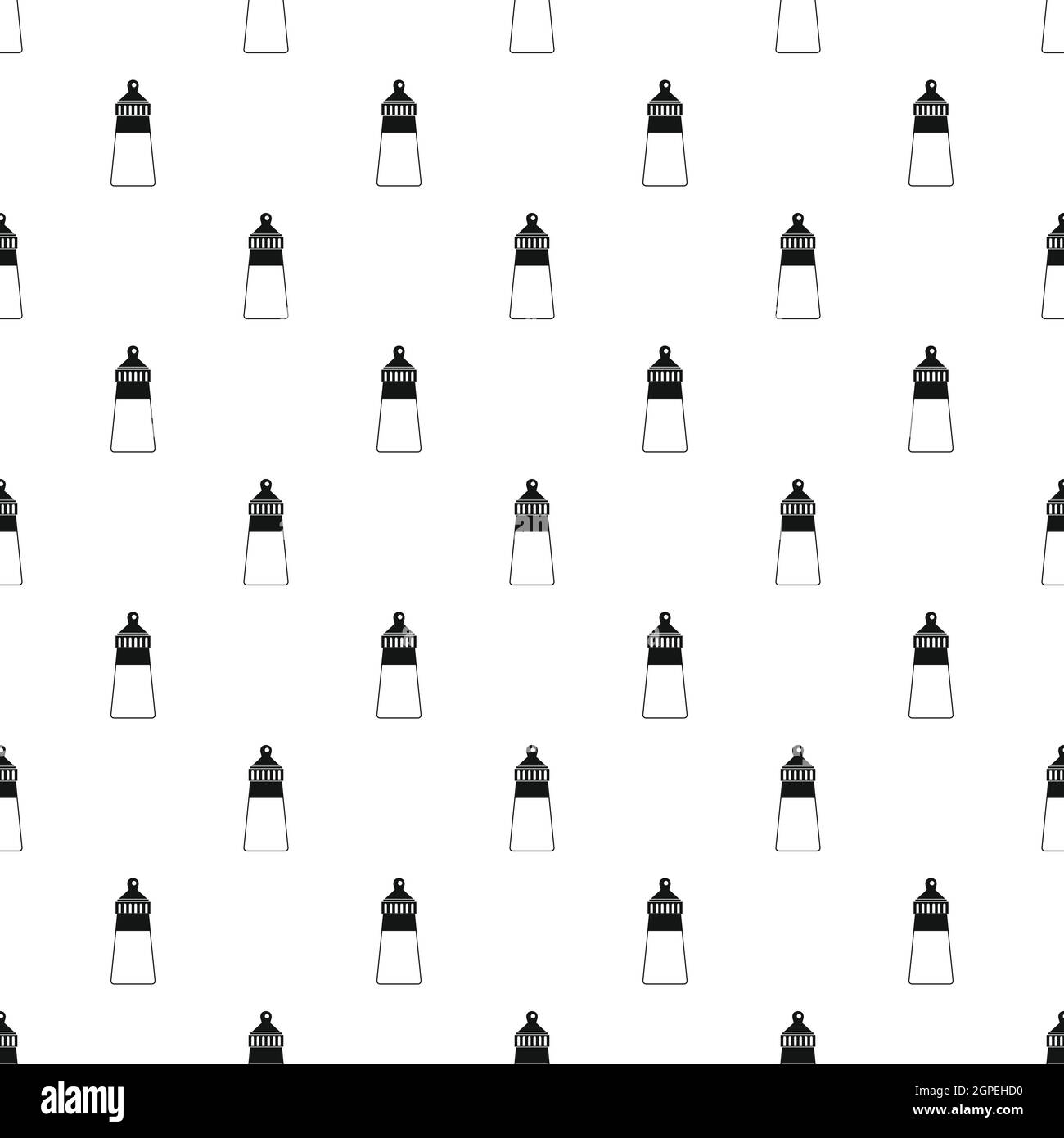 Baby milk bottle pattern, simple style Stock Vector Image & Art - Alamy