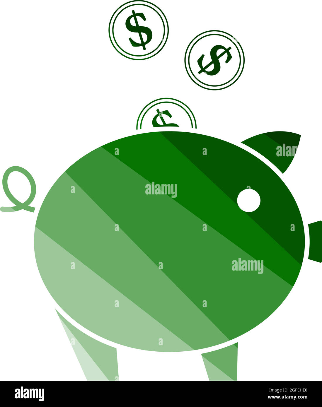 Golden coins in black Cut Out Stock Images & Pictures - Alamy