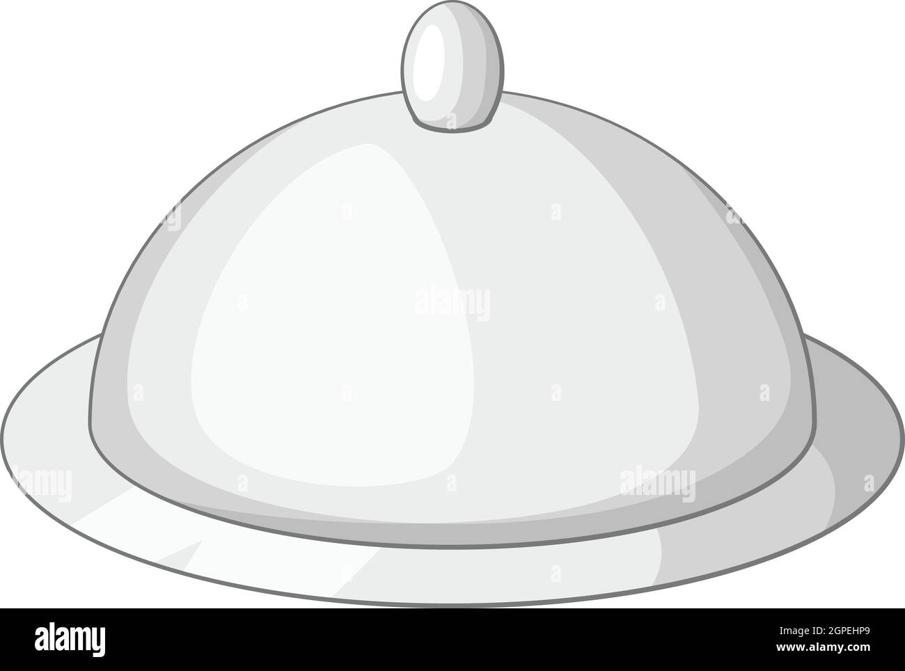 Dish icon, cartoon style Stock Vector Image & Art - Alamy