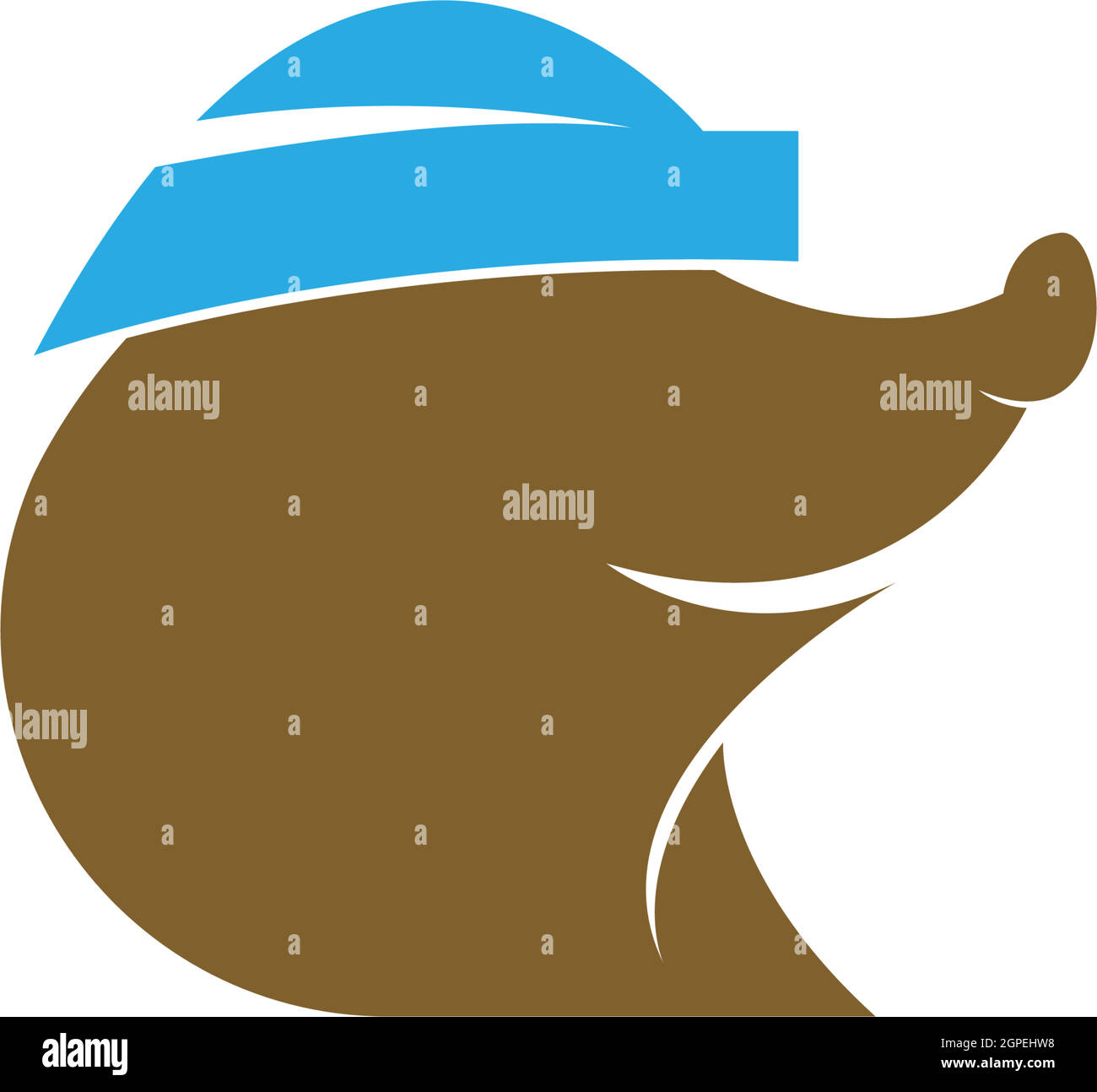 Mole animal logo icon design illustration vector Stock Vector Image ...