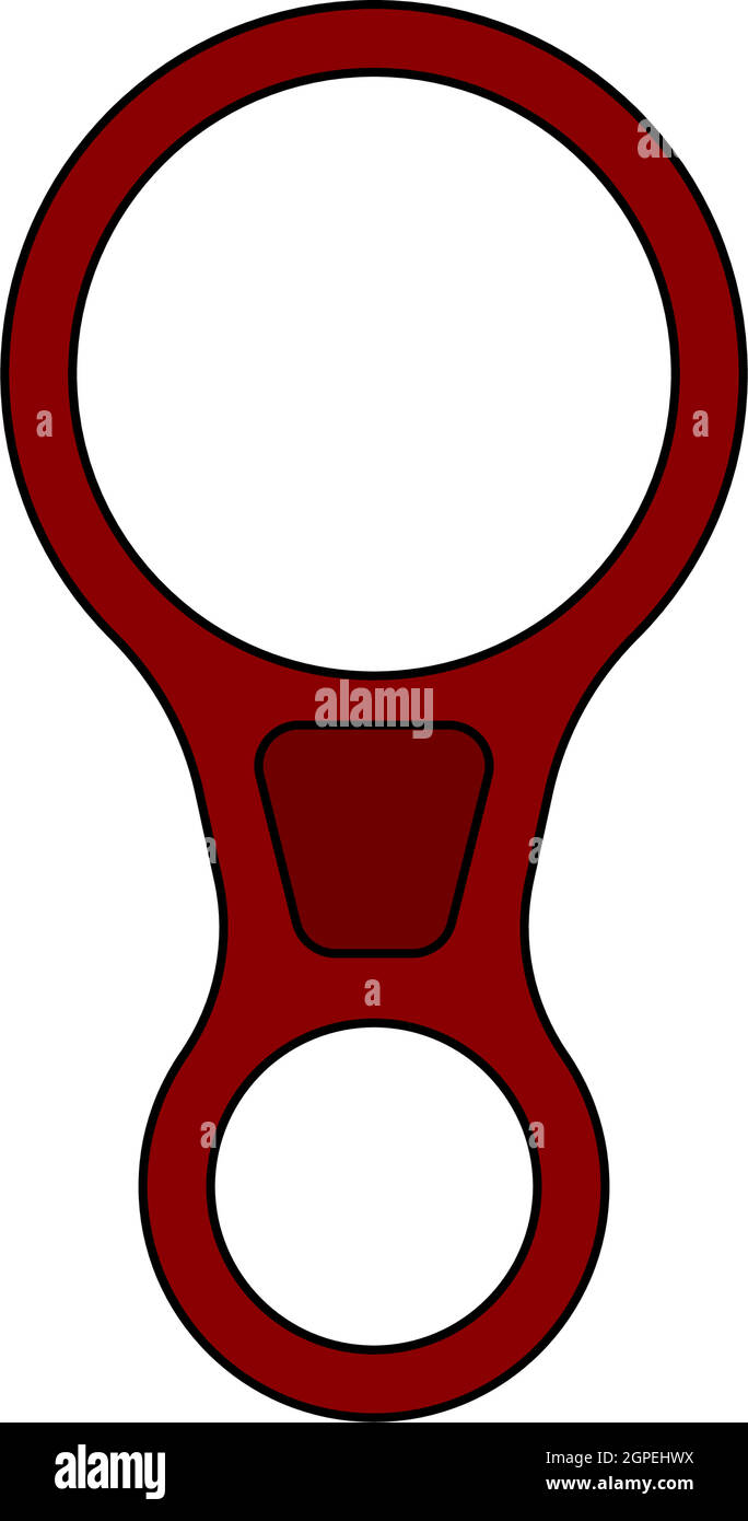 Alpinist Descender Icon Stock Vector Image & Art - Alamy