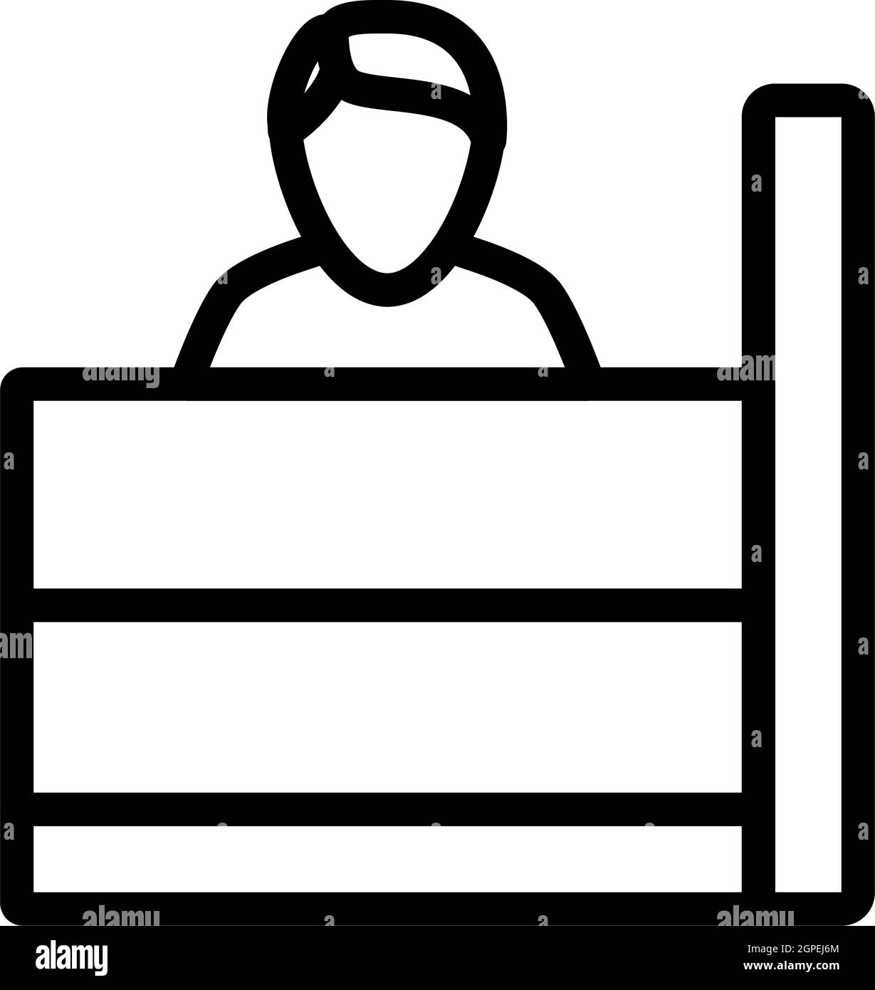 Bank window not atm Stock Vector Images - Alamy