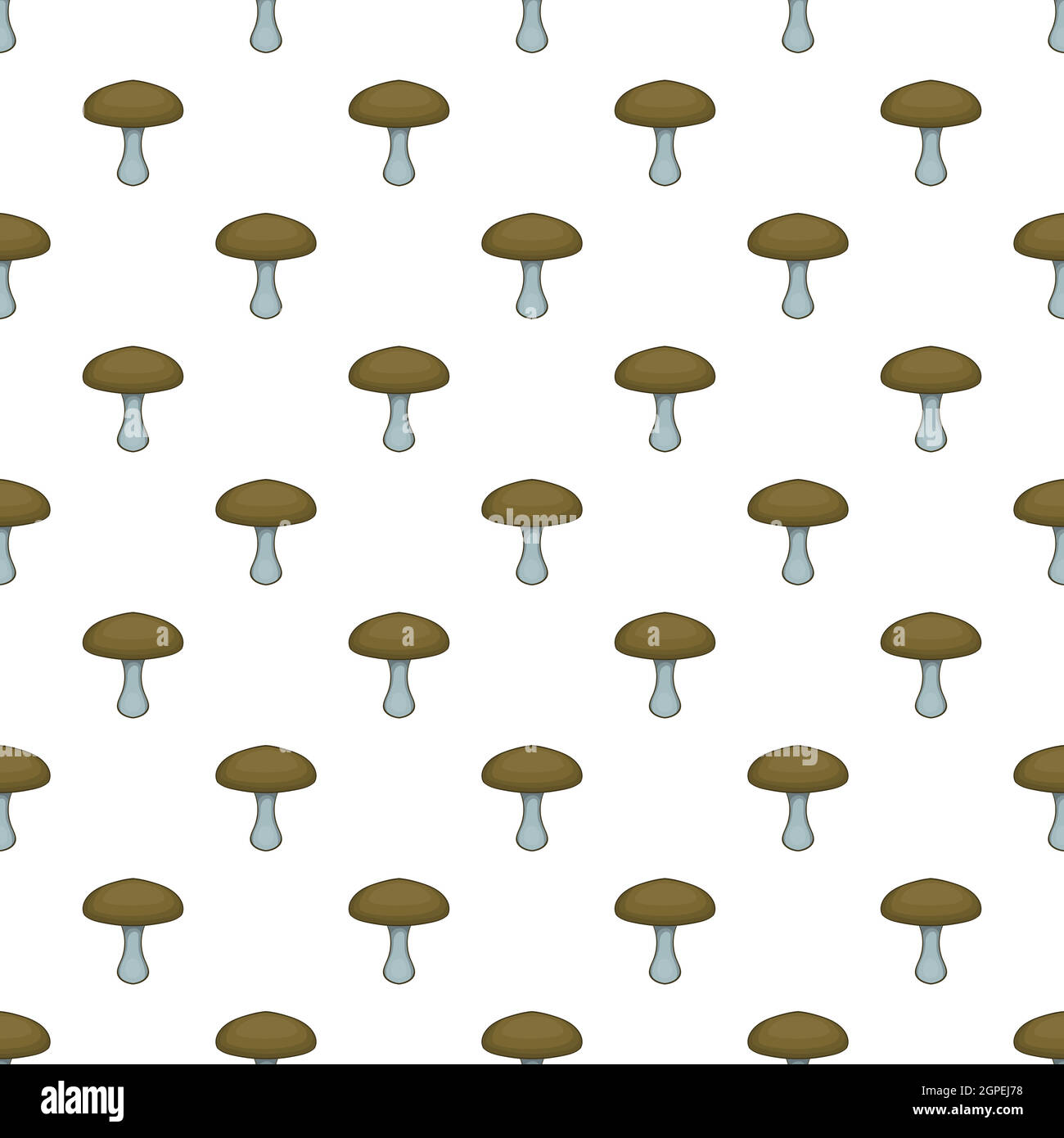 Mushroom nature pattern vector Stock Vector Images - Alamy