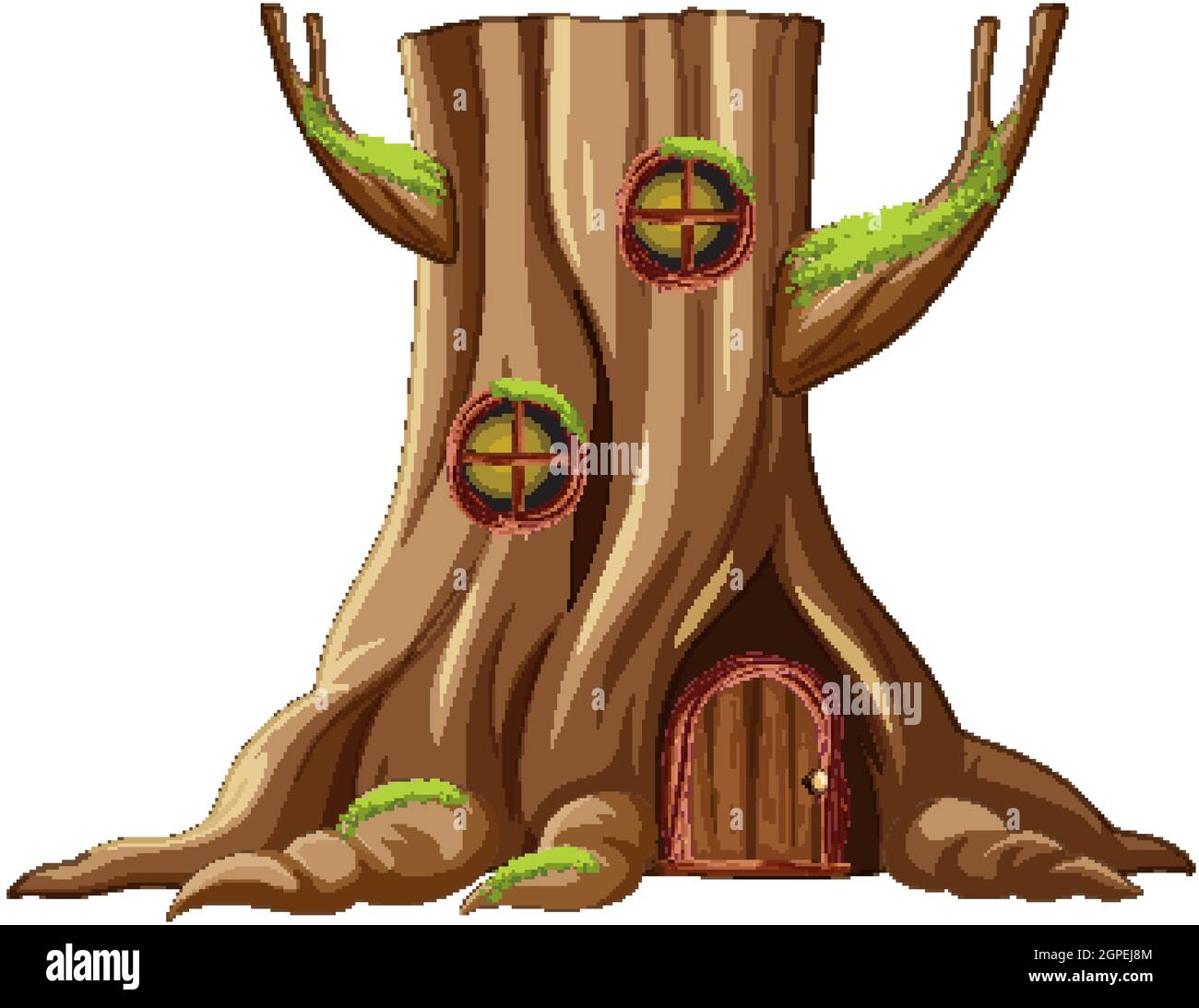 Tree root dwelling hi-res stock photography and images - Alamy