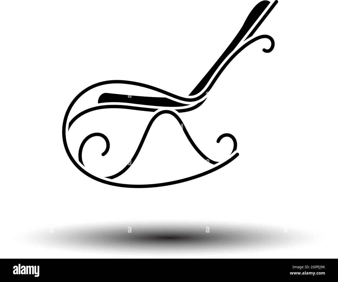 Rocking chair shadow Stock Vector Images - Alamy