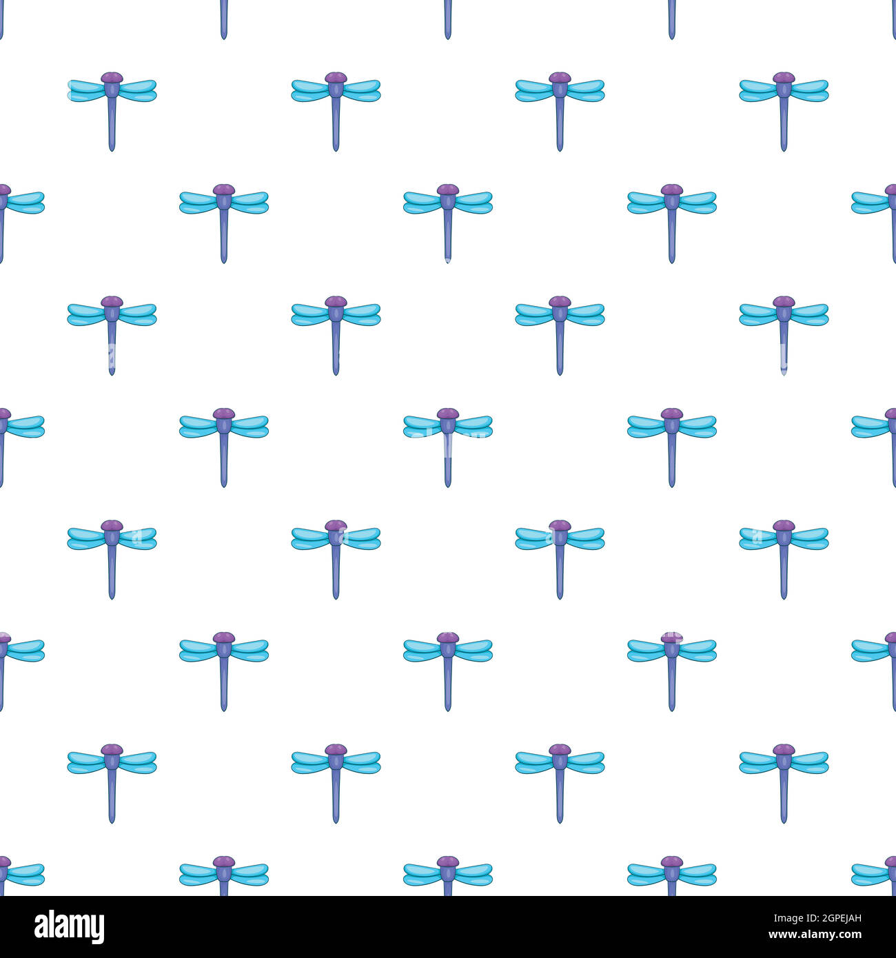 Seamless dragonfly pattern hi-res stock photography and images - Alamy