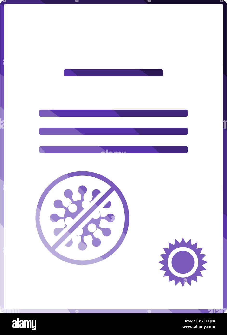 Corona negative test icon Stock Vector Images - Alamy