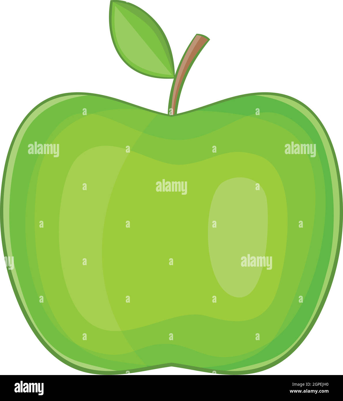 Vector cartoon big leaf Cut Out Stock Images & Pictures - Alamy