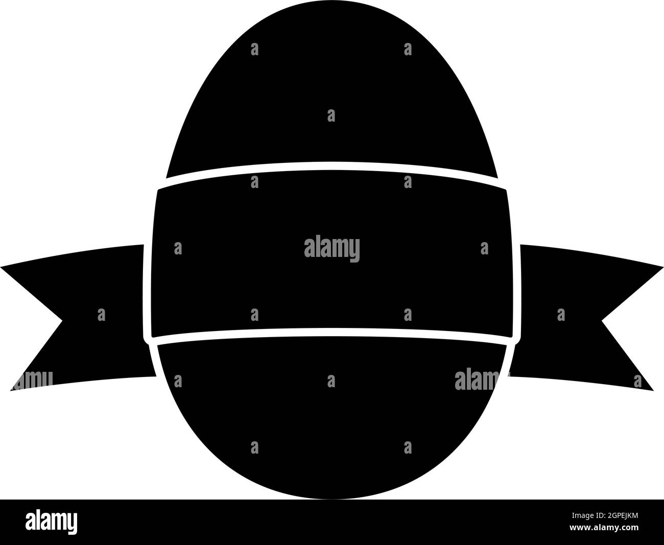 Red ribbon realistic banner Black and White Stock Photos & Images - Alamy