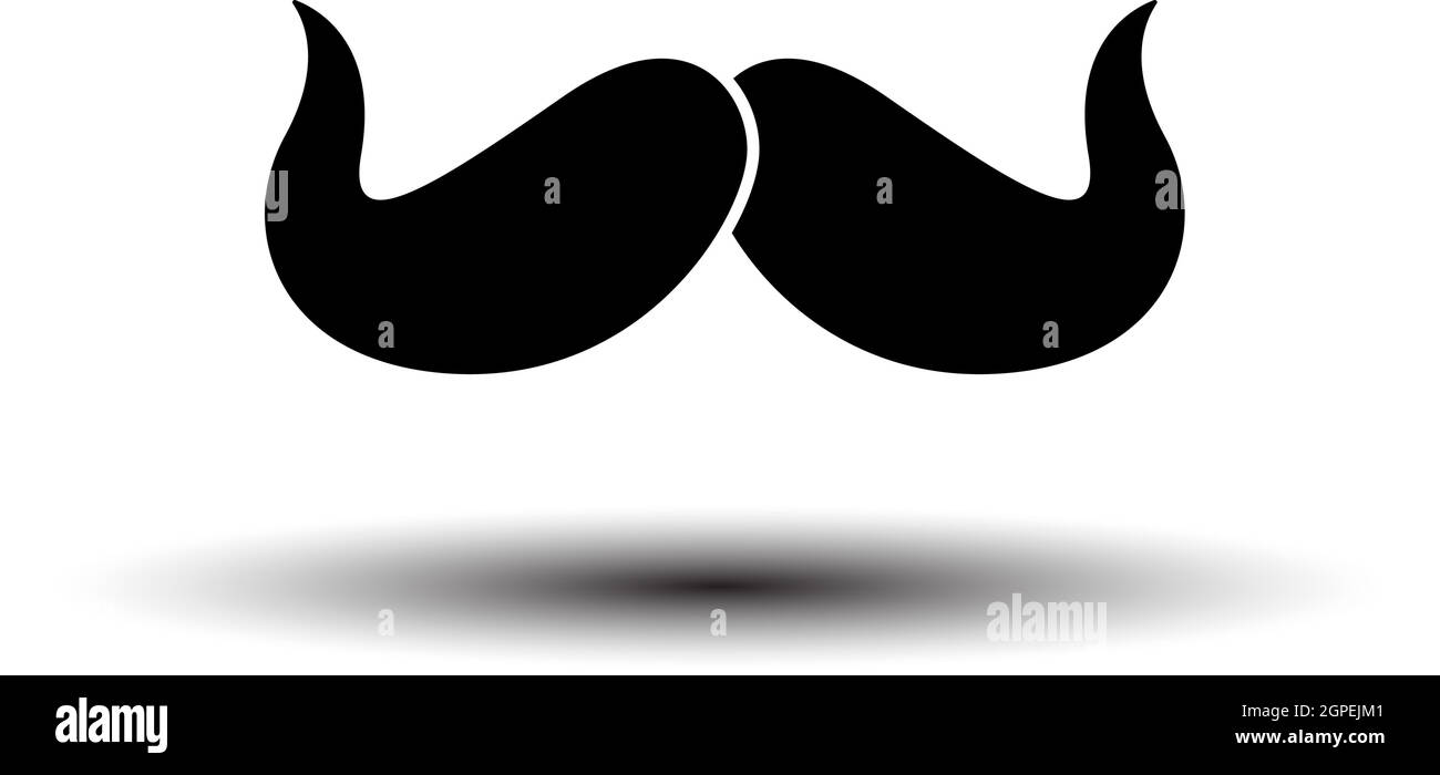Poirot Mustache Icon Stock Vector Image & Art - Alamy