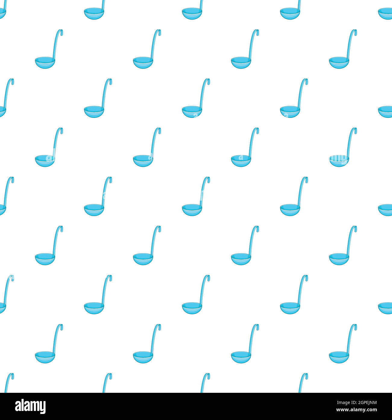 Ladle pattern, cartoon style Stock Vector Image & Art - Alamy