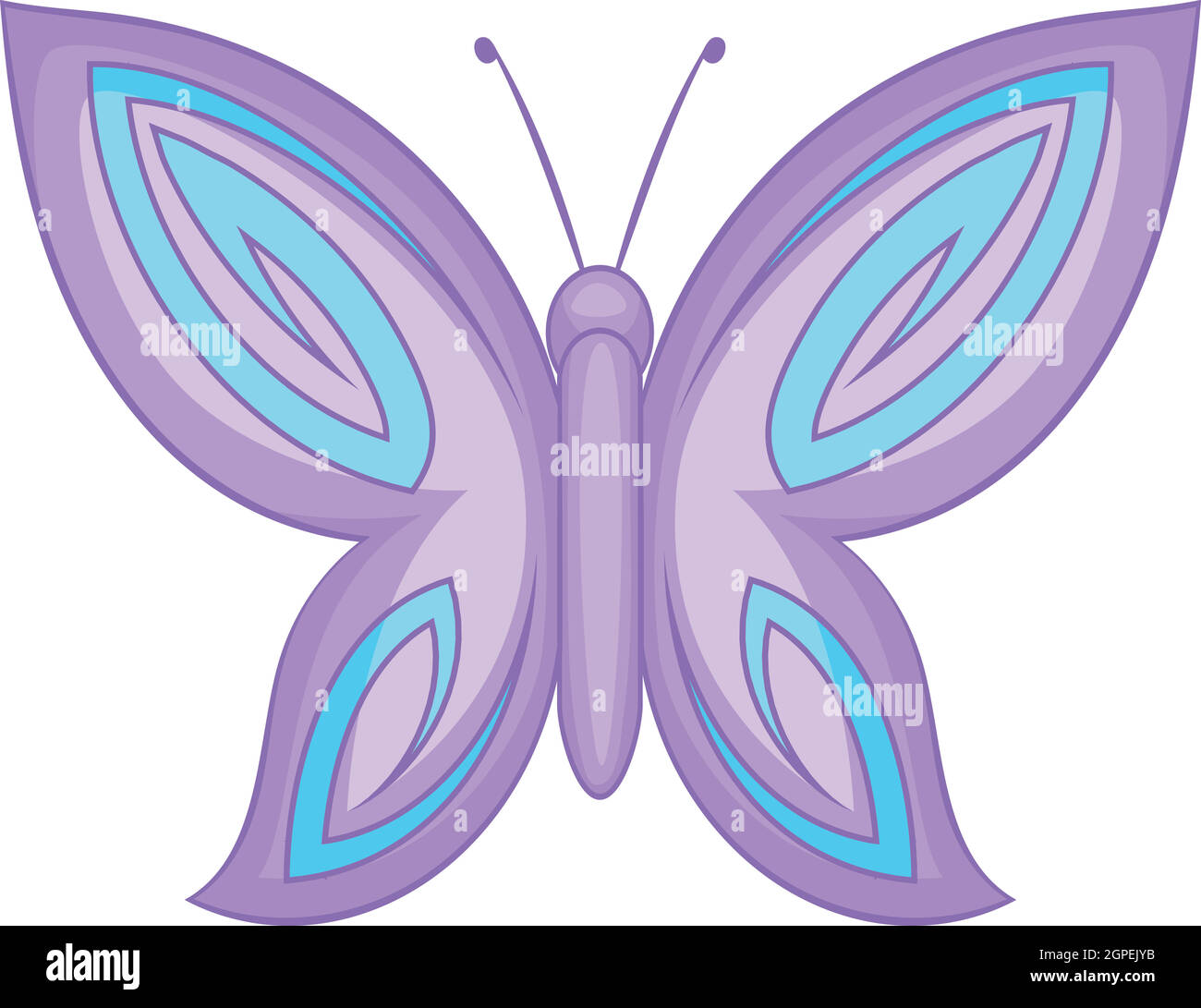 Butterfly cartoon drawing Stock Vector Images - Alamy