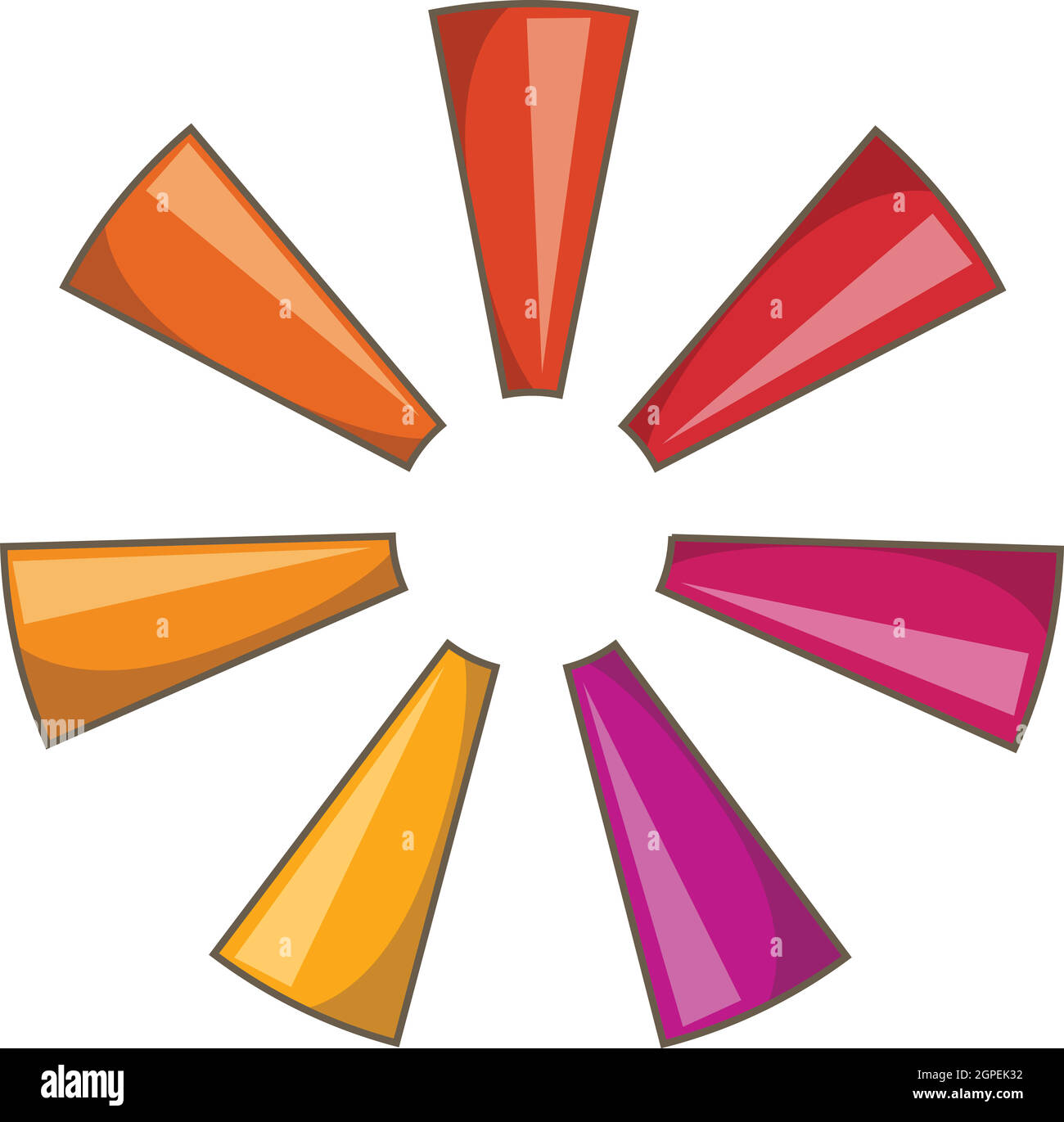 Abstract circle icon, cartoon style Stock Vector Image & Art - Alamy