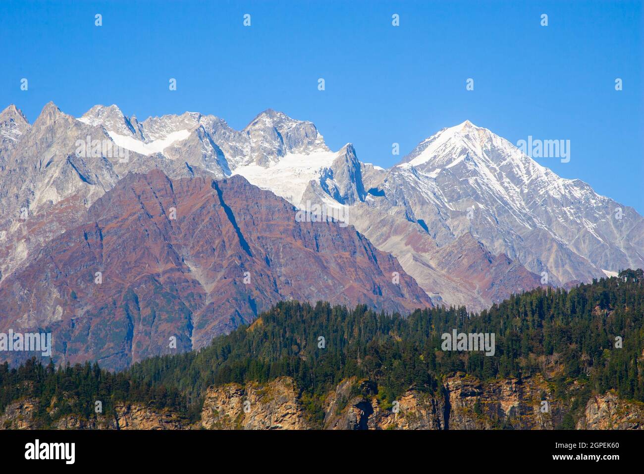High Altitude and remote Himalayan Landscape, Himalayas, Himachal ...