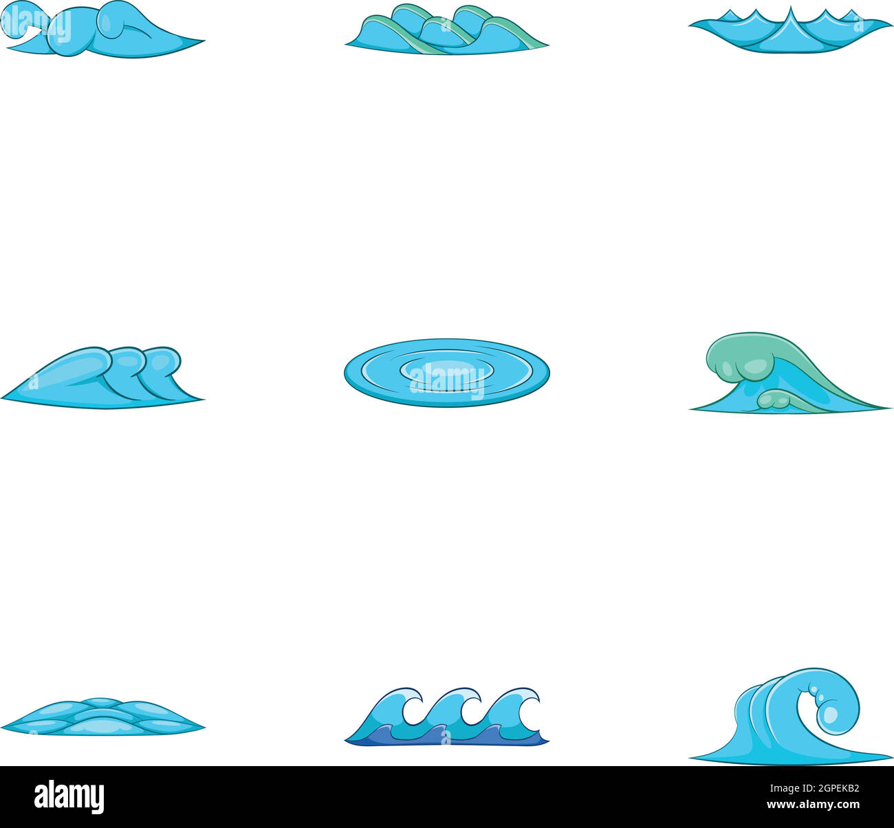 Tsunami drawing Cut Out Stock Images & Pictures - Alamy