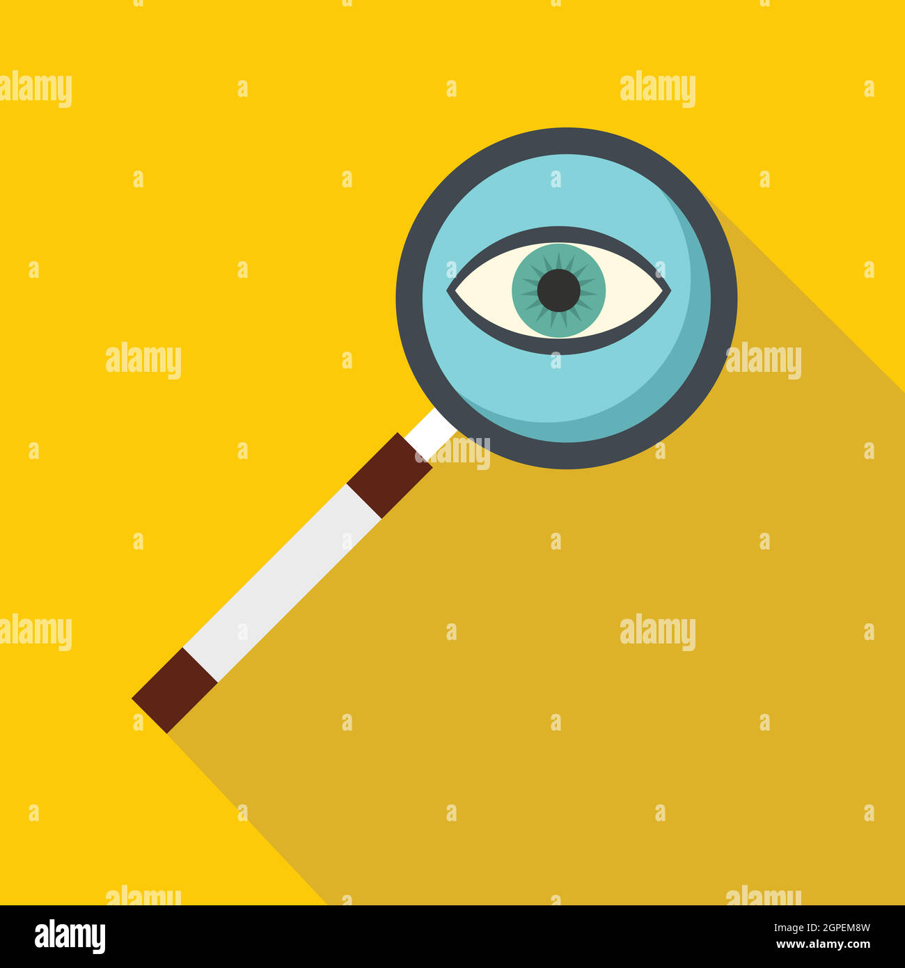 Blue glass eye Stock Vector Images - Alamy