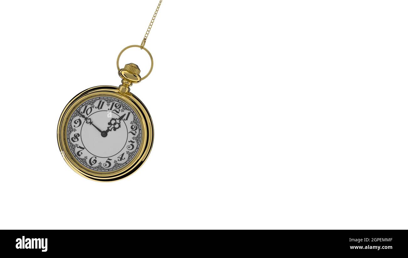 Pendulum of pocket watch Stock Photo - Alamy