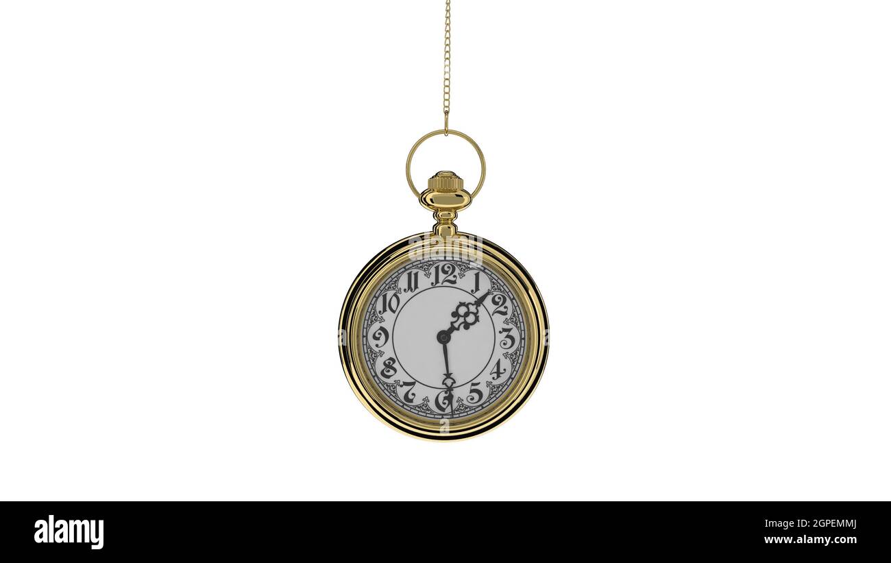 Pendulum of pocket watch Stock Photo - Alamy
