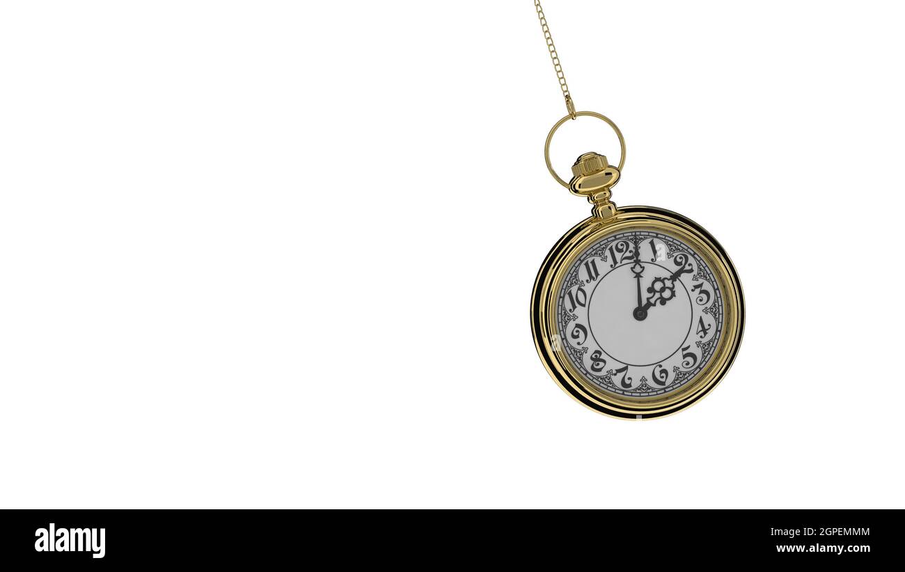 Pendulum of pocket watch Stock Photo - Alamy