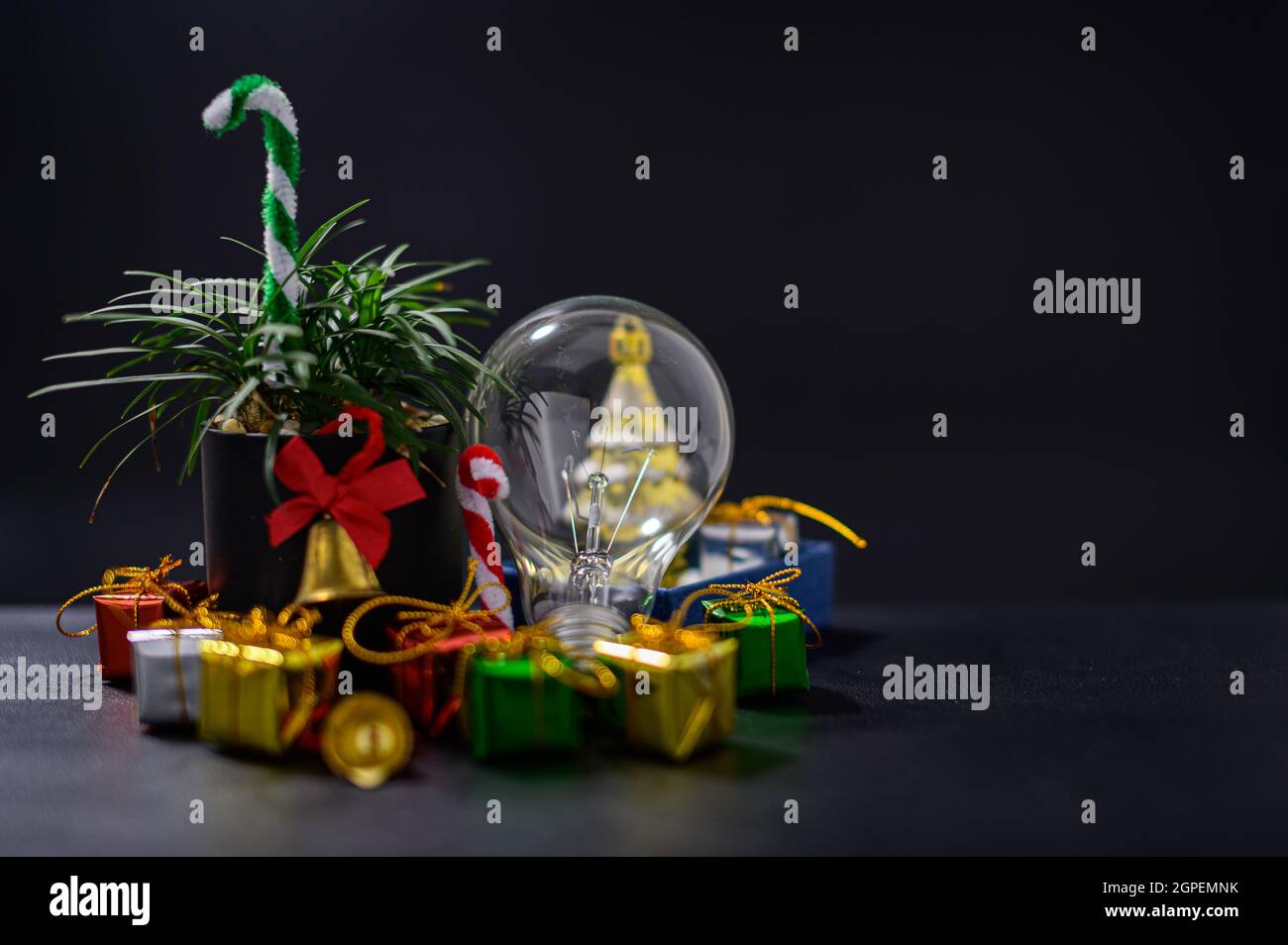 Merry Christmas concept background Stock Photo - Alamy