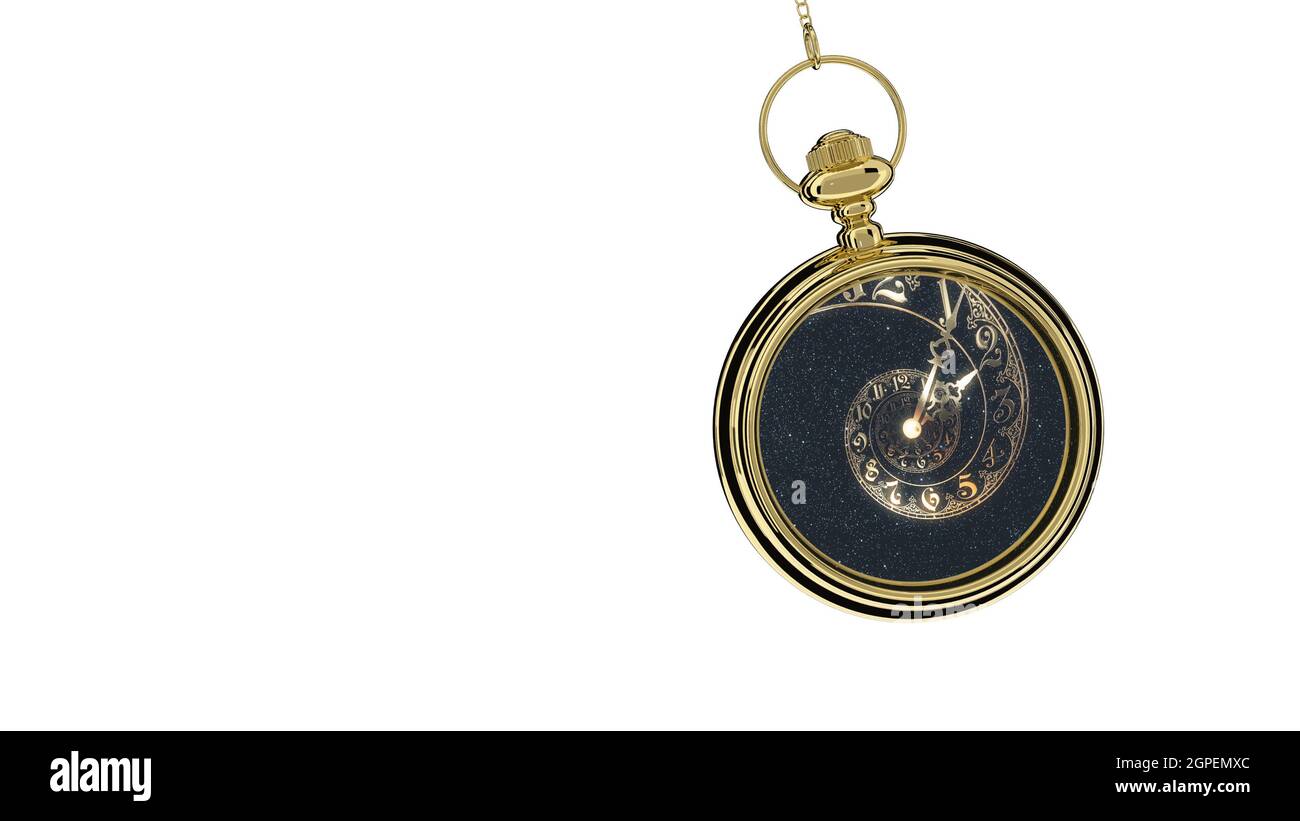 Pendulum of pocket watch Stock Photo - Alamy