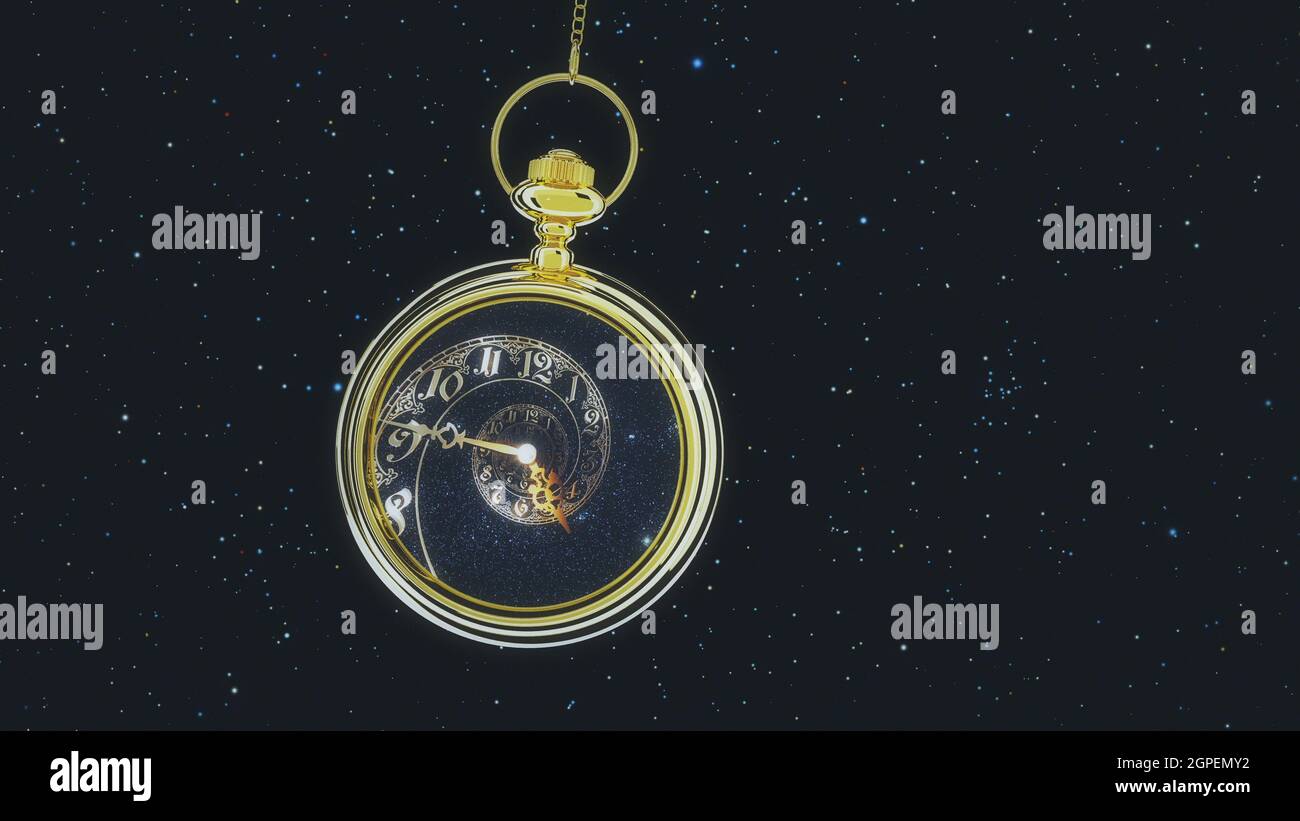 Pendulum of pocket watch Stock Photo - Alamy