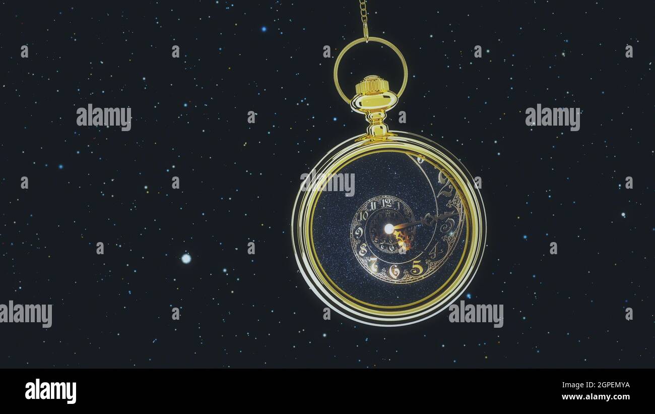 Pendulum of pocket watch Stock Photo - Alamy