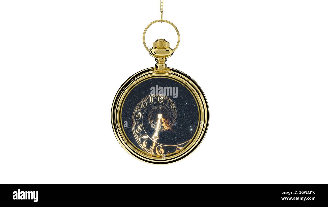 Pendulum of pocket watch Stock Photo - Alamy