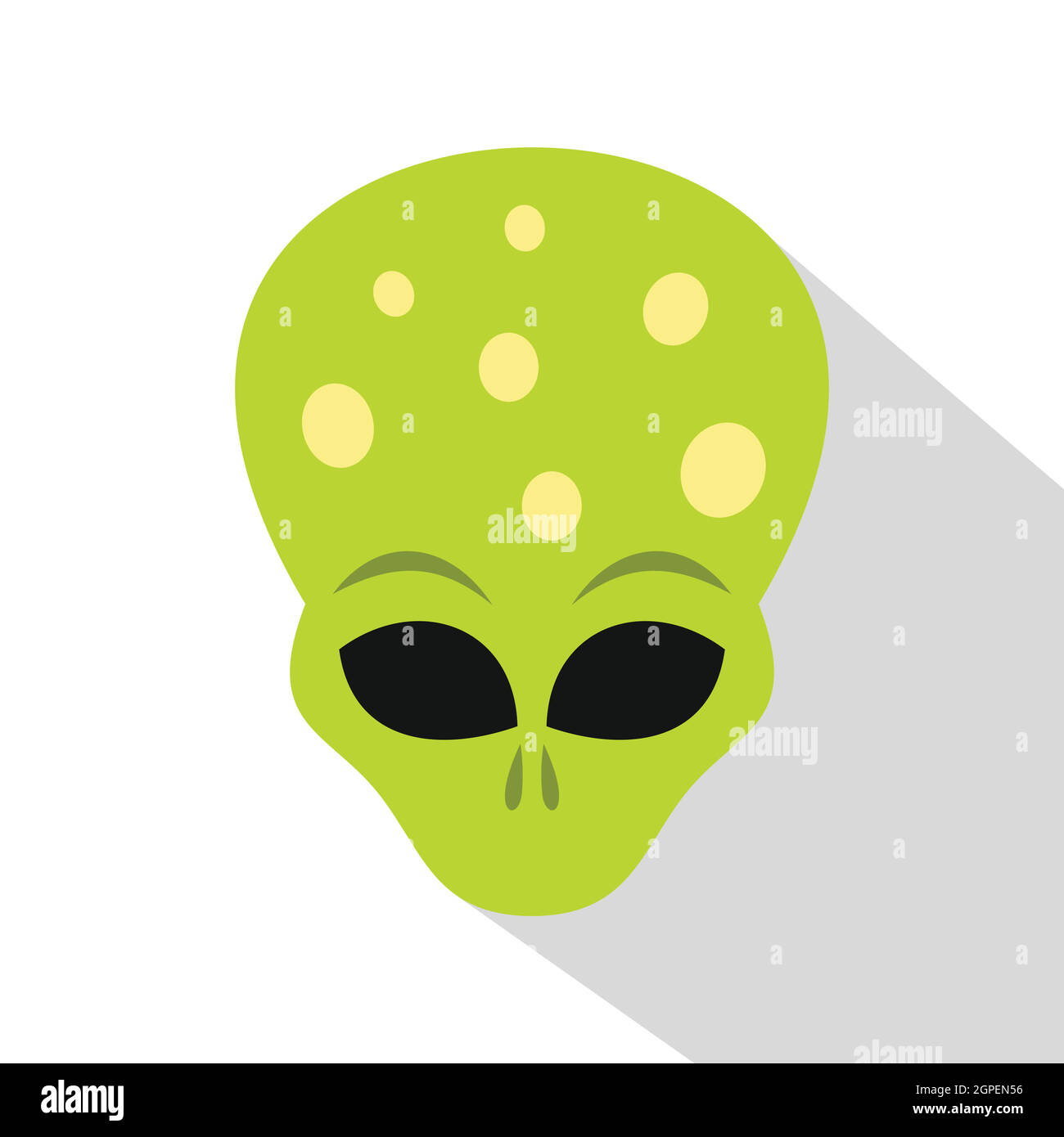 Green alien spaceship rocket Stock Vector Images - Alamy