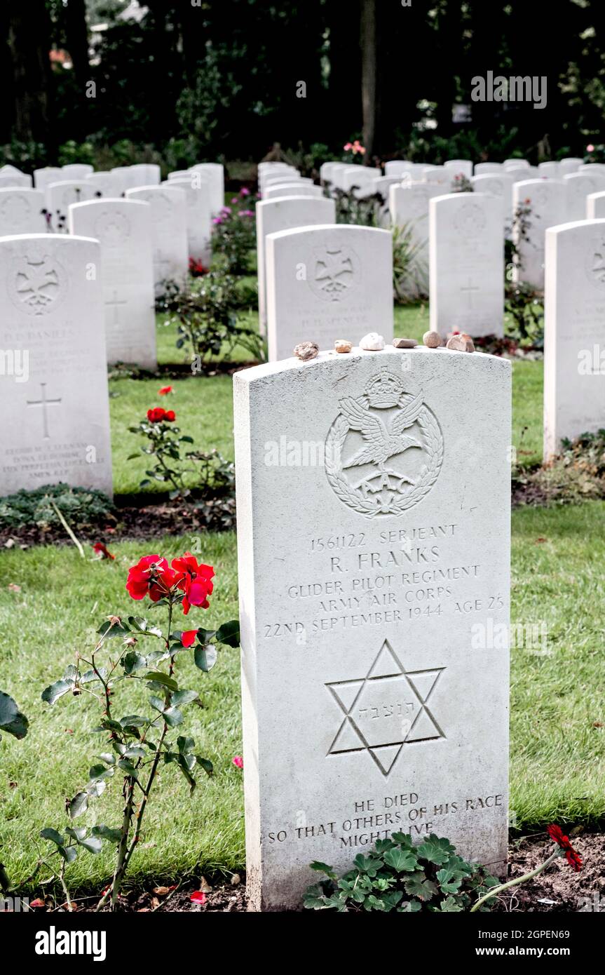 Oosterbeek War Cemetery, The Netherlands. The graves are those of ...