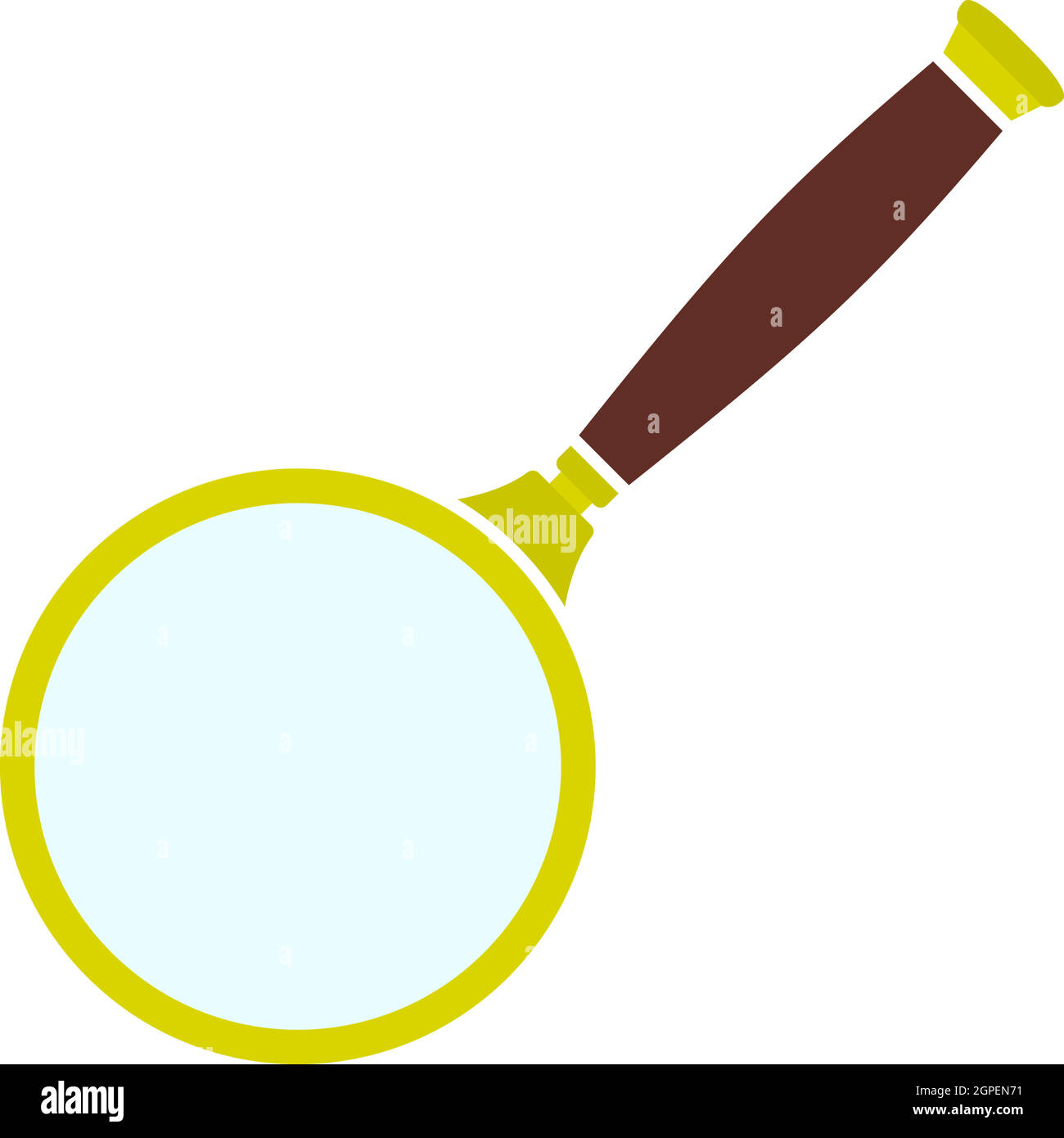 Magnifier icon Stock Vector Images - Alamy