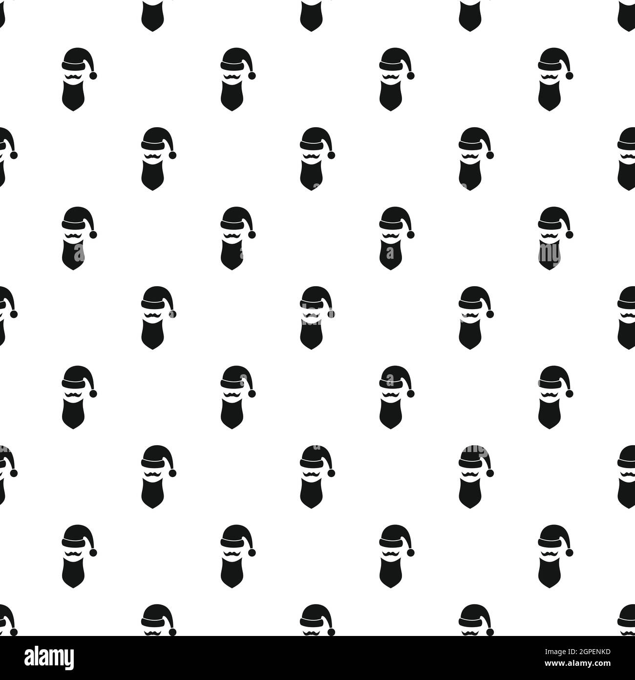 Mustache santa hi-res stock photography and images - Alamy