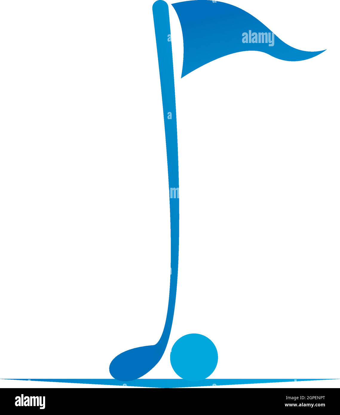Golf logo icon template creative design illustration Stock Vector Image ...