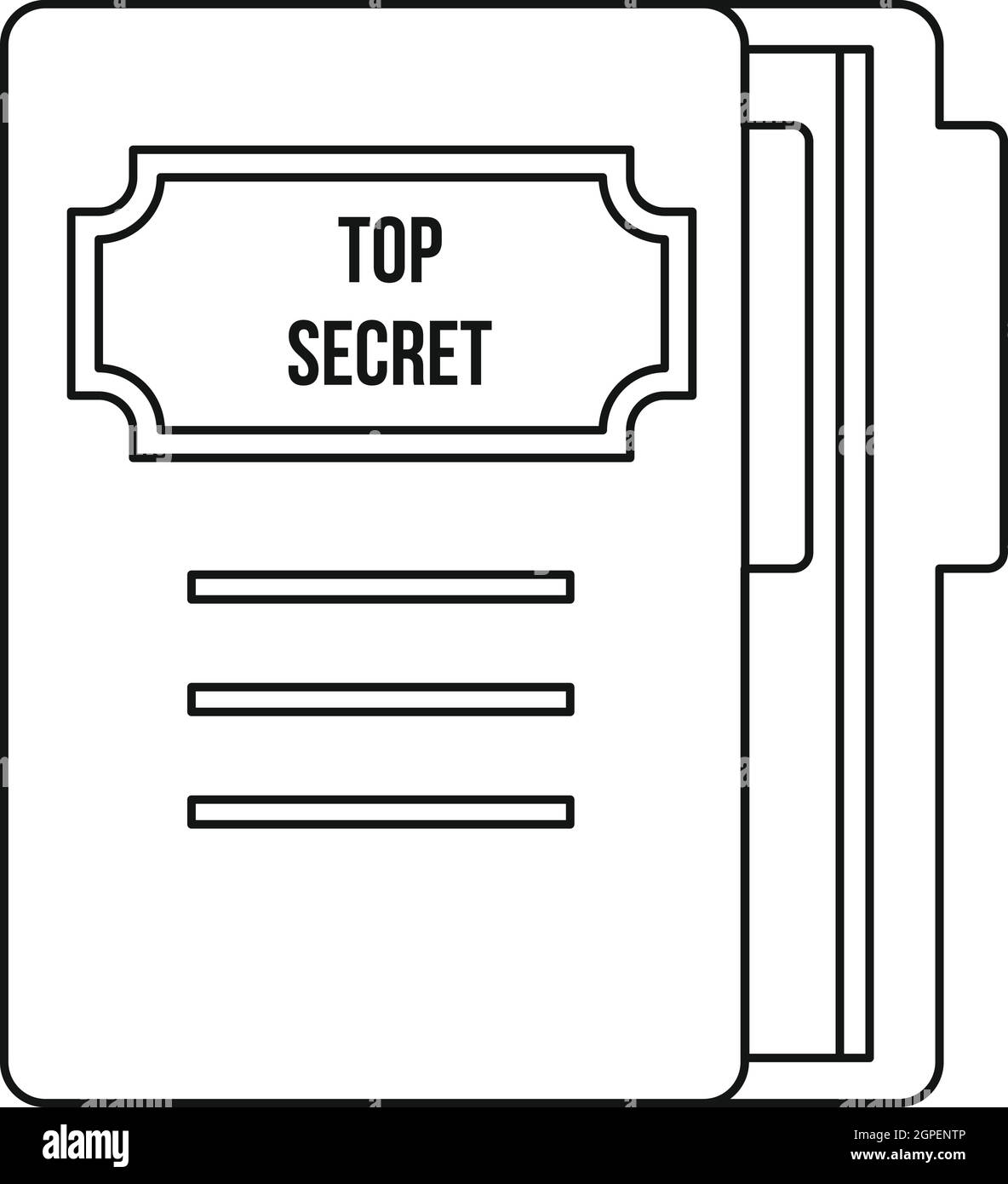 Notepad icon, outline style Stock Vector Image & Art - Alamy