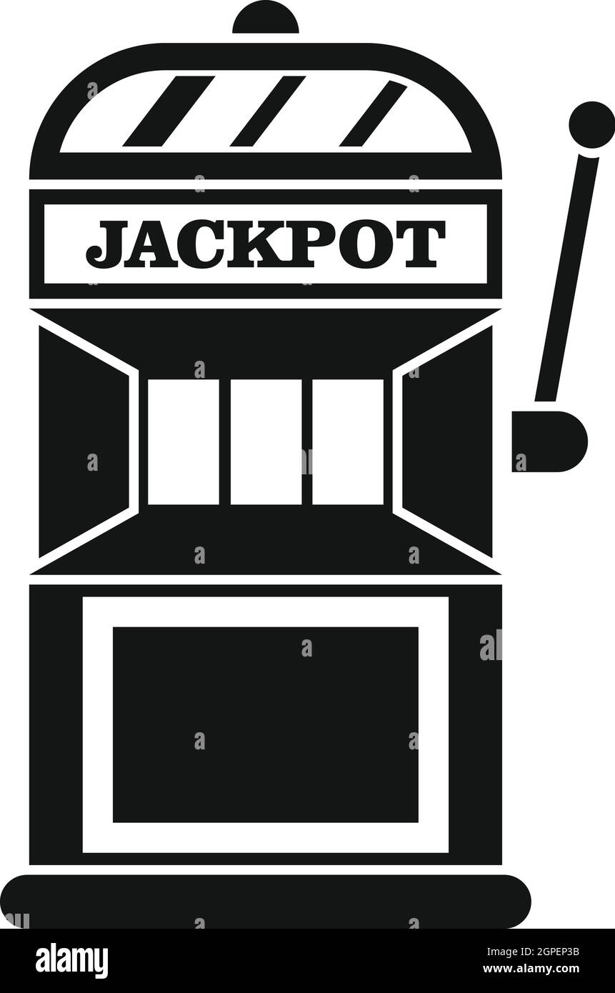 Gamble machine icon, simple style Stock Vector Image & Art - Alamy